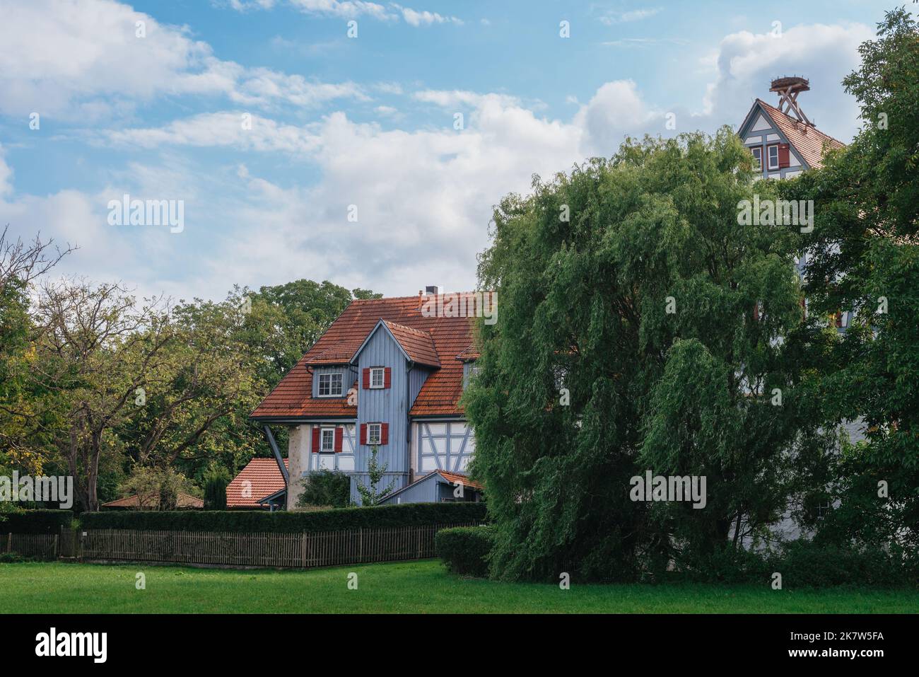 Traditional Rural House With Beautiful Exterior Facade Decor In Germany ...
