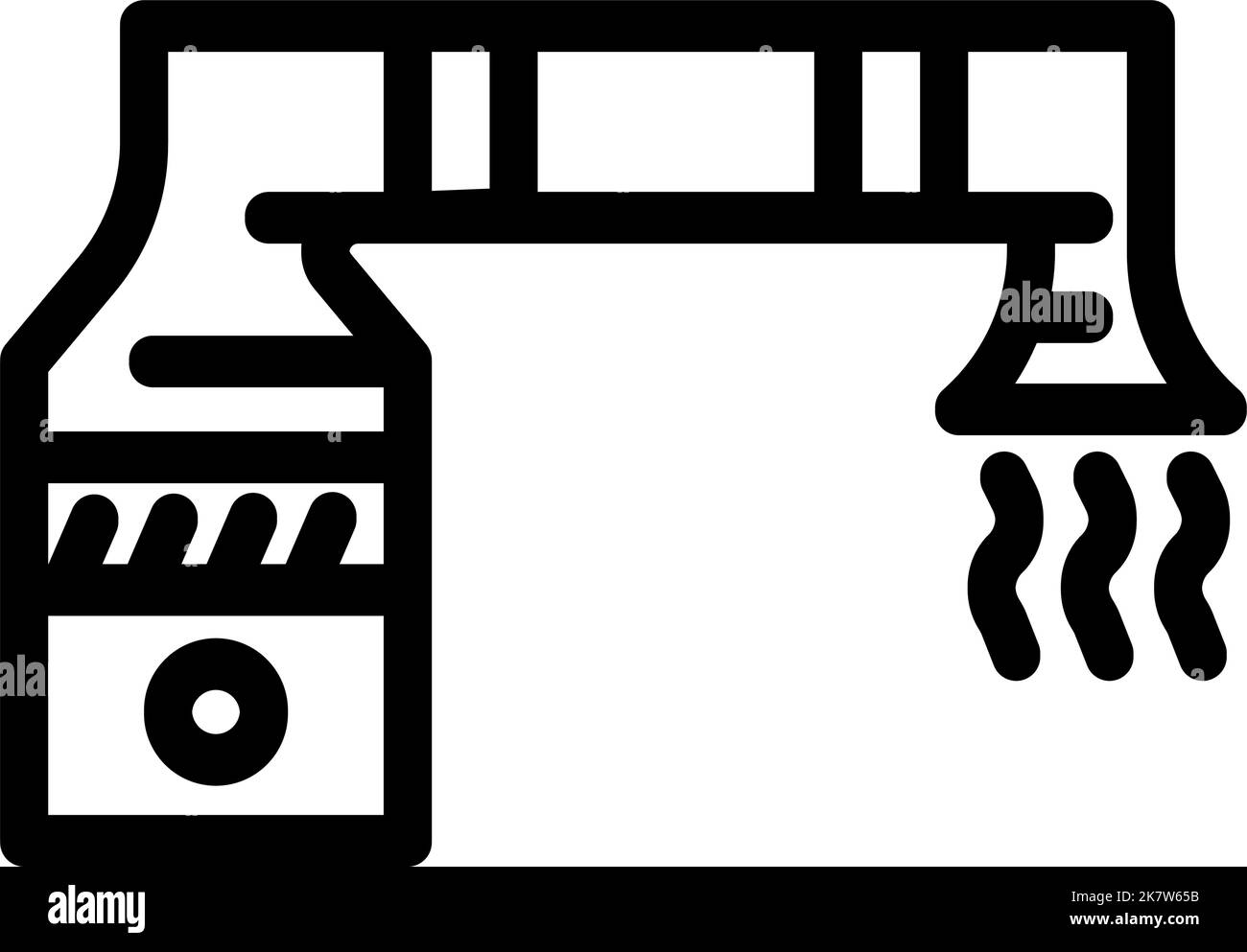purification system line icon vector illustration Stock Vector Image ...