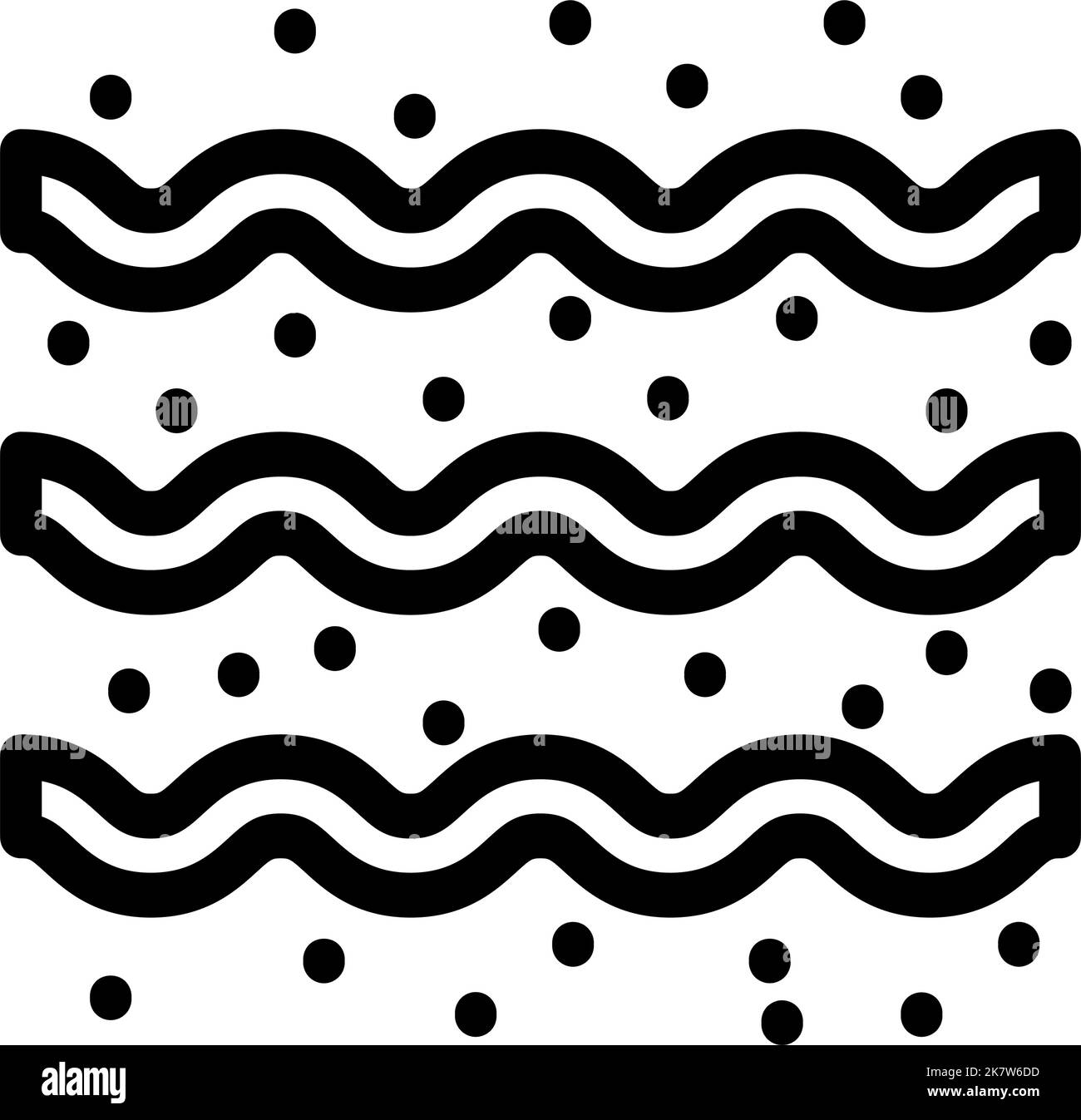 air wave line icon vector illustration Stock Vector Image & Art - Alamy