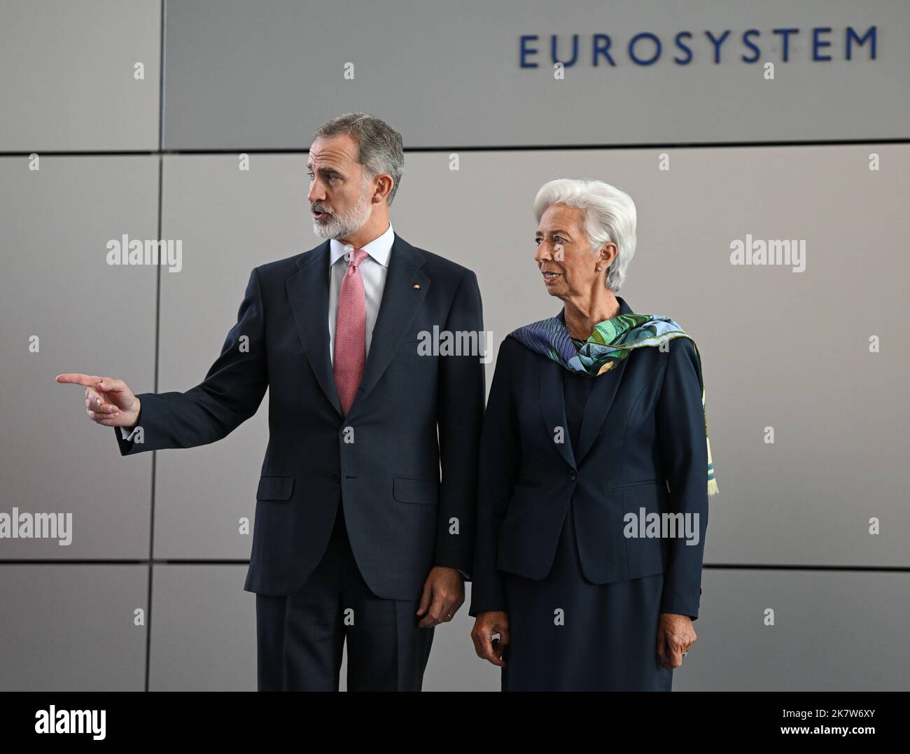 19 October 2022, Hesse, Frankfurt/Main: Christine Lagarde, President of ...