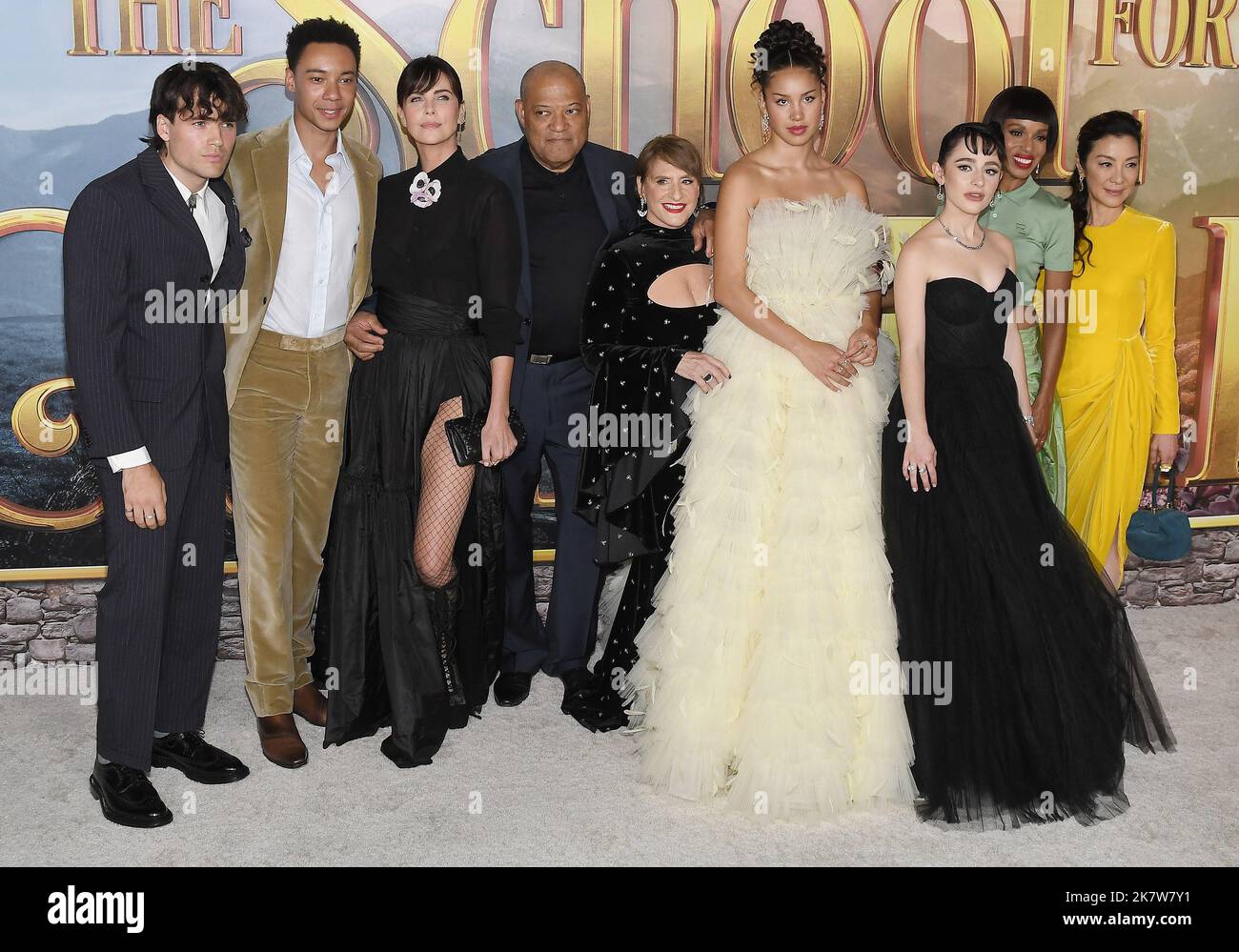 Los Angeles, USA. 18th Oct, 2022. (L-R) THE SCHOOL FOR GOOD AND EVIL ...