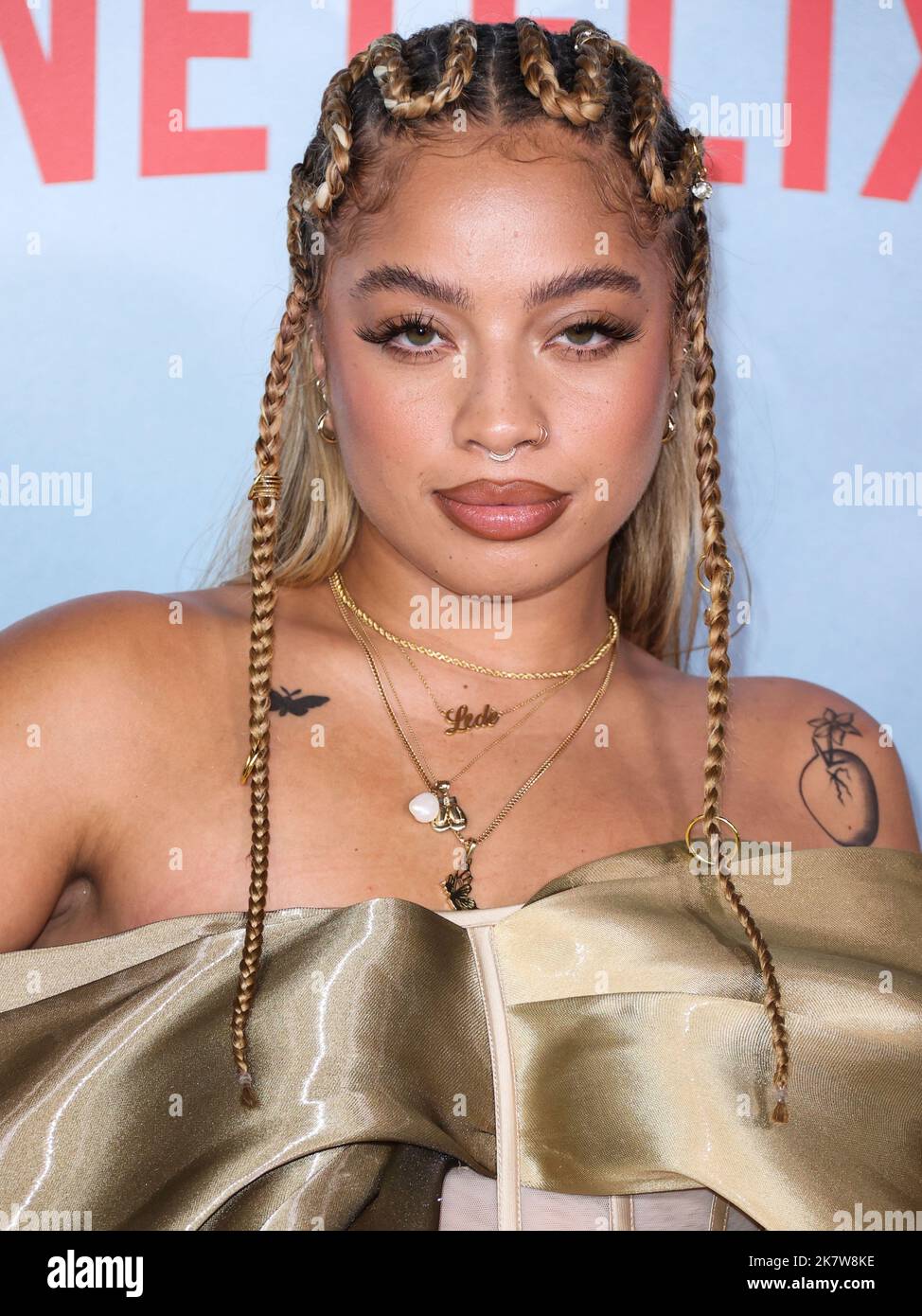 WESTWOOD, LOS ANGELES, CALIFORNIA, USA - OCTOBER 18: American singer ...