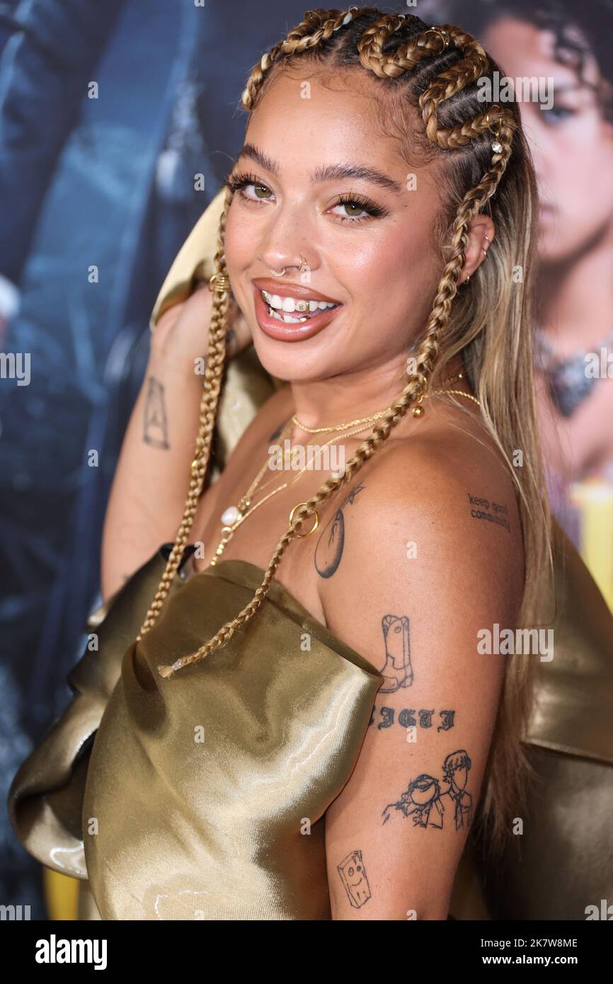 WESTWOOD, LOS ANGELES, CALIFORNIA, USA - OCTOBER 18: American singer ...