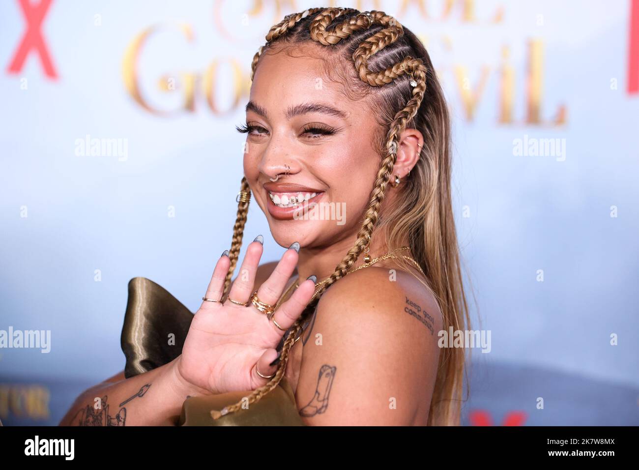 WESTWOOD, LOS ANGELES, CALIFORNIA, USA - OCTOBER 18: American singer ...