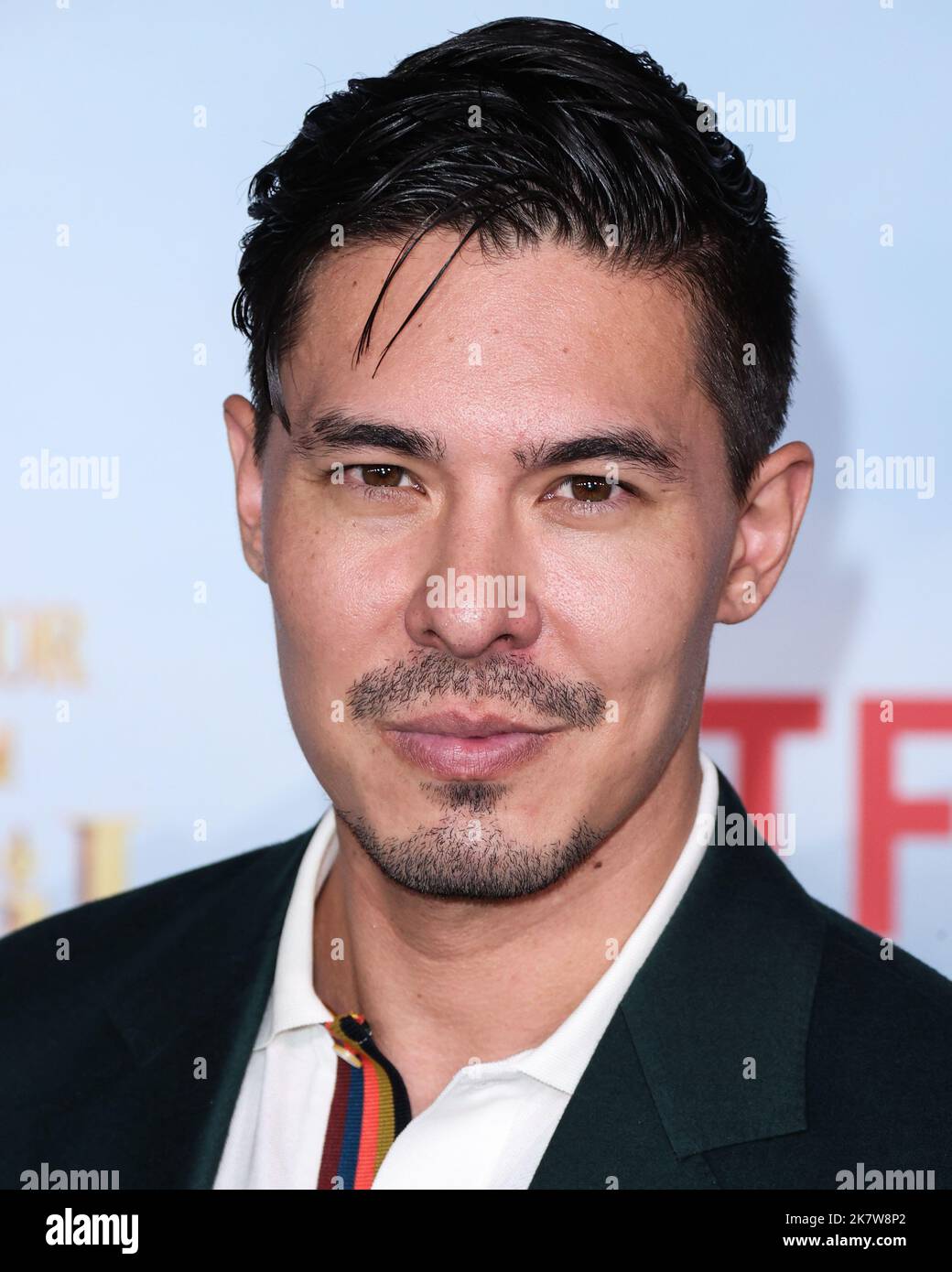 WESTWOOD, LOS ANGELES, CALIFORNIA, USA - OCTOBER 18: Lewis Tan arrives ...