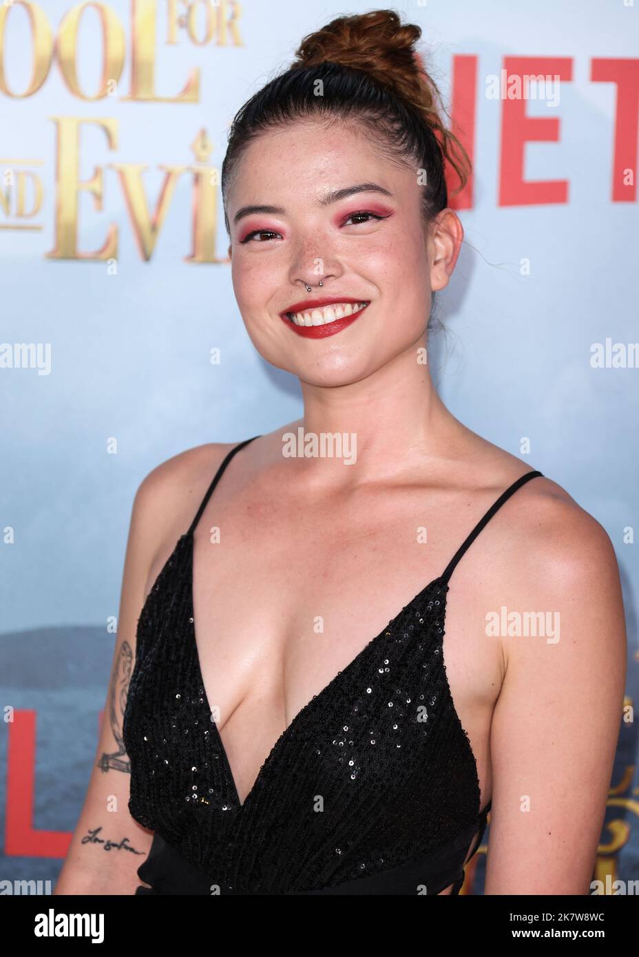 WESTWOOD, LOS ANGELES, CALIFORNIA, USA - OCTOBER 18: Piper Curda arrives at the World Premiere ...