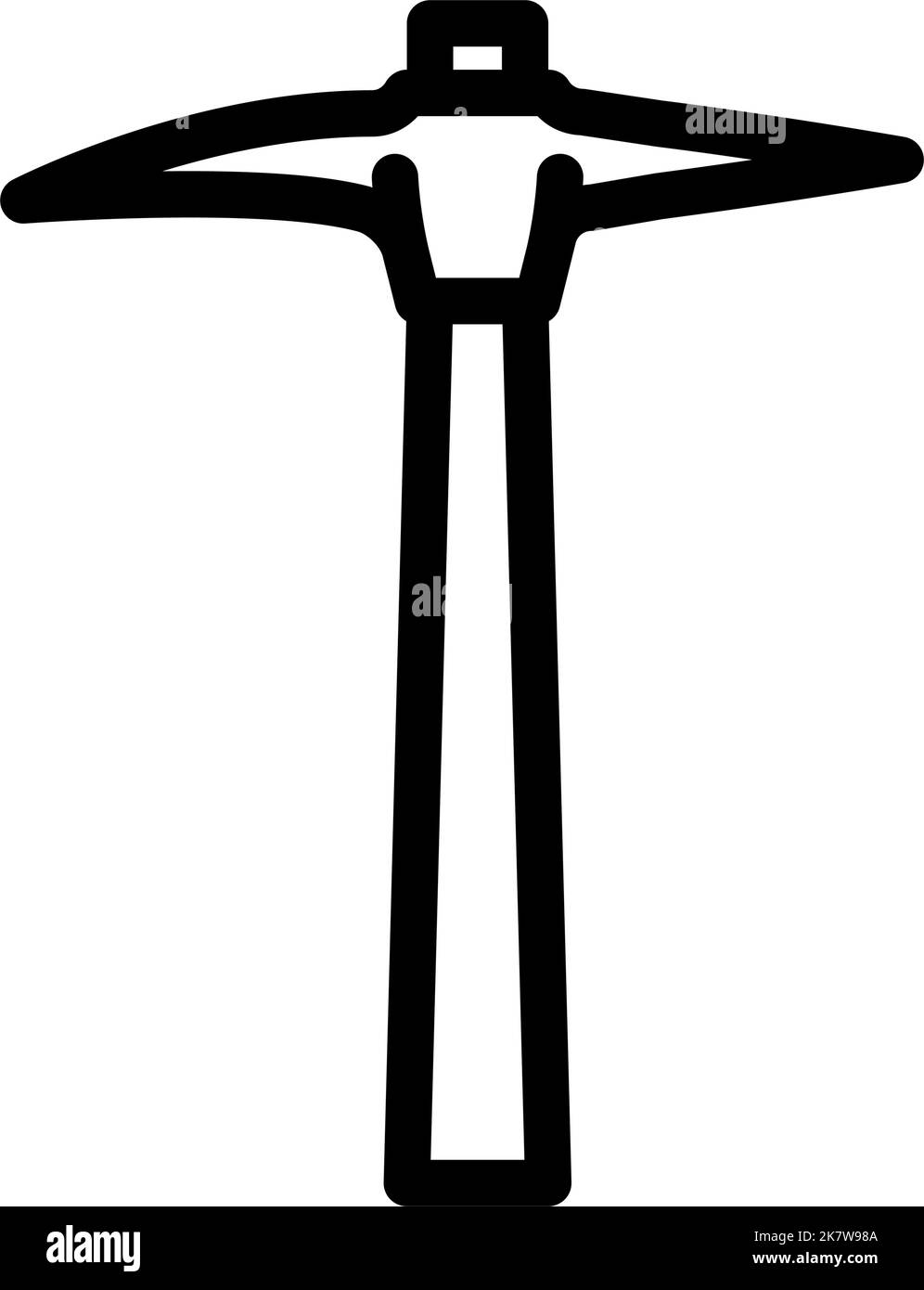 pick axe blade line icon vector illustration Stock Vector Image & Art ...