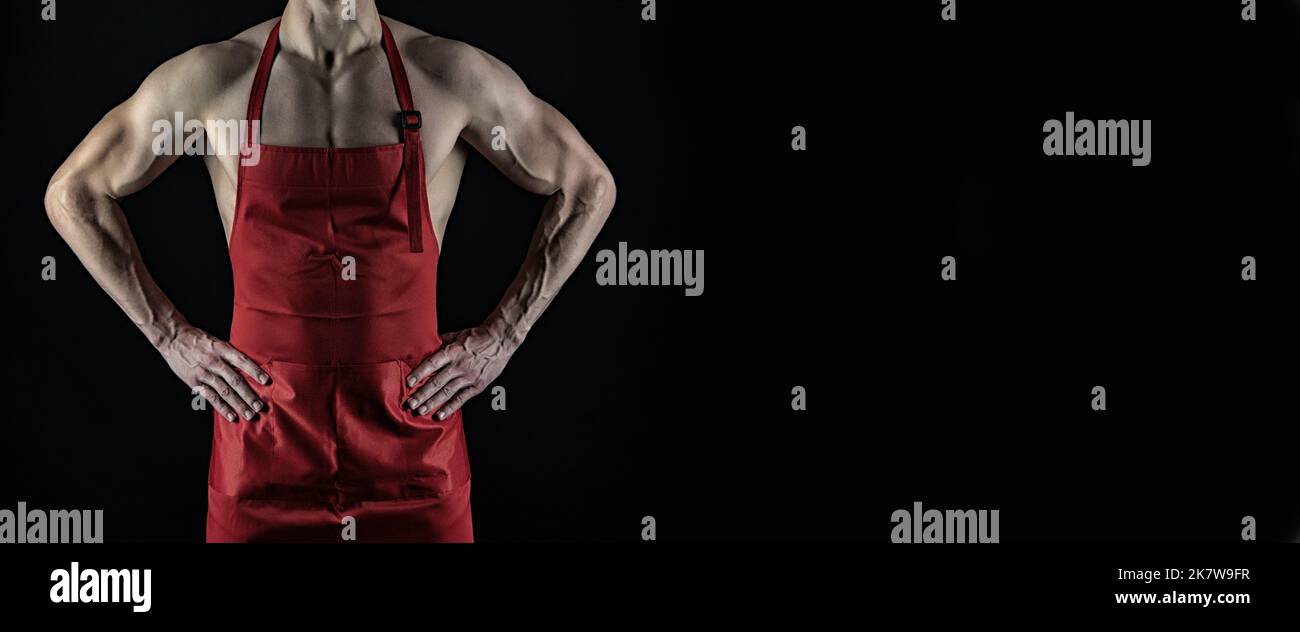 Muscle man apron hi-res stock photography and images - Alamy