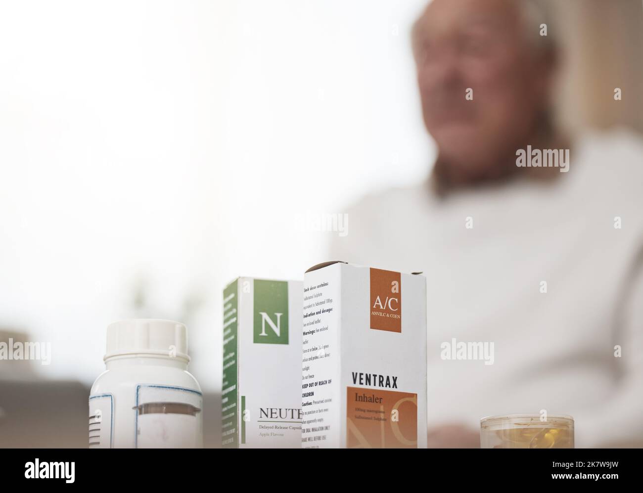 This is all the medication you need. medication on a table at home ...