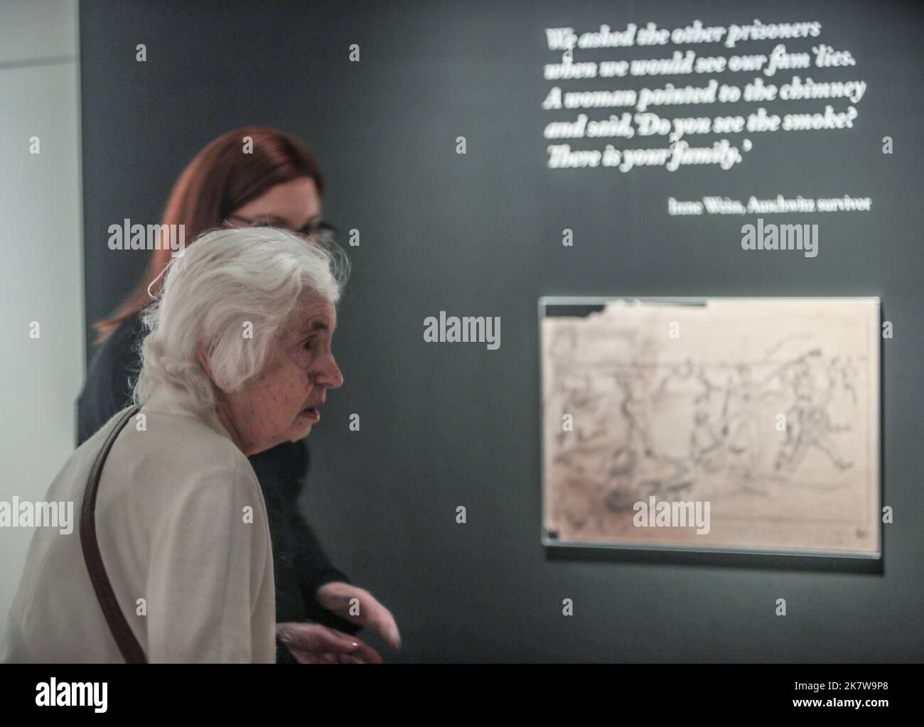 London UK 19 Oct 2022 Renee Salt, Auschwitz survivor at the Seen ...