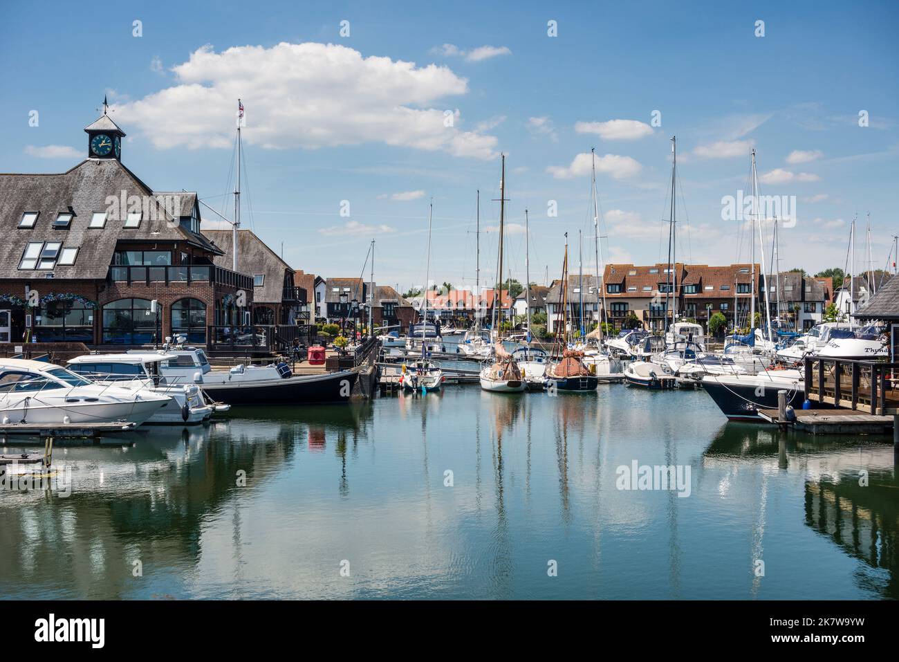 Hythe Marina Village, Hampshire, UK Stock Photo - Alamy