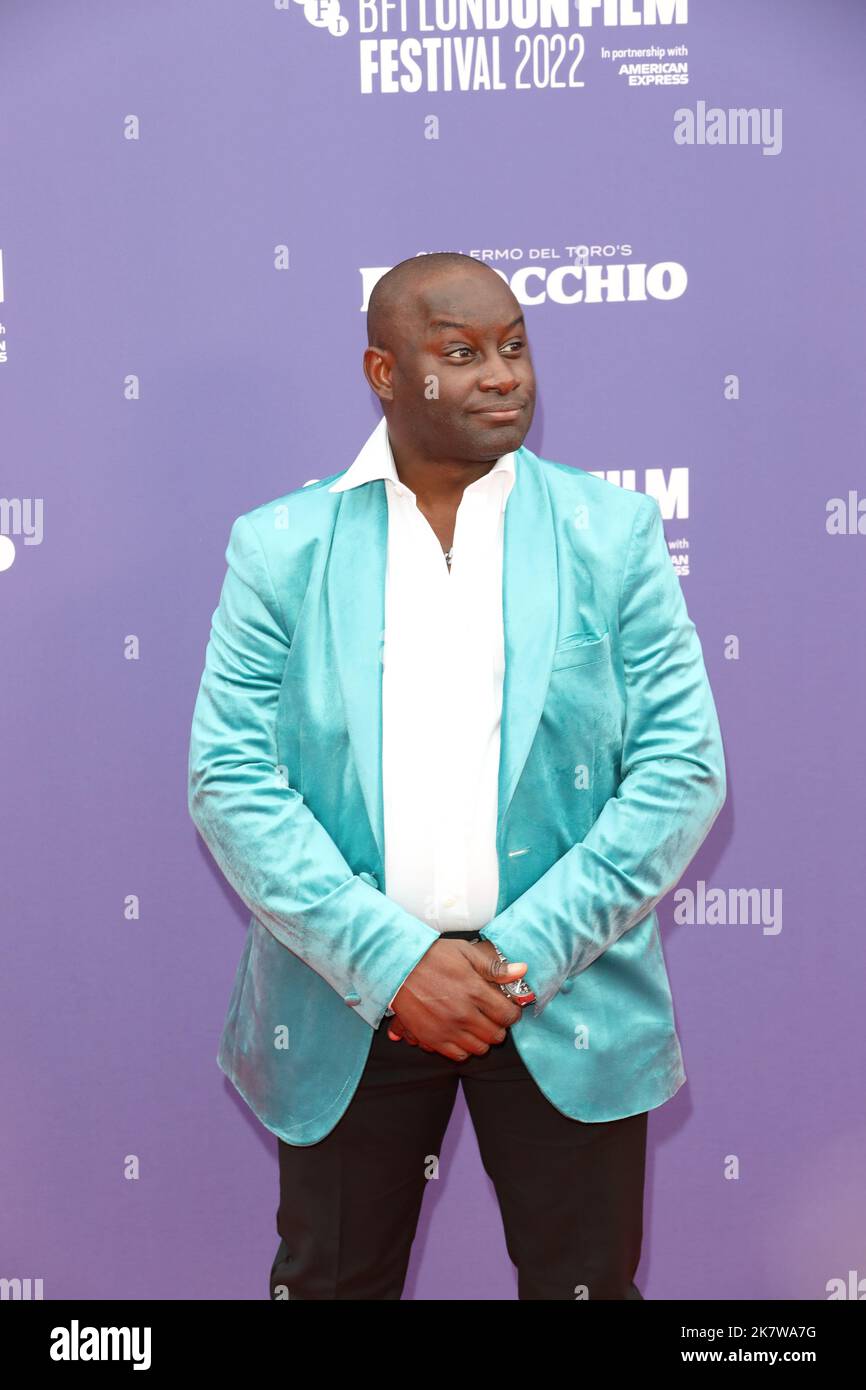 Dywayne Thompson attends 'Pinocchio' premiere, 66th BFI London Film ...