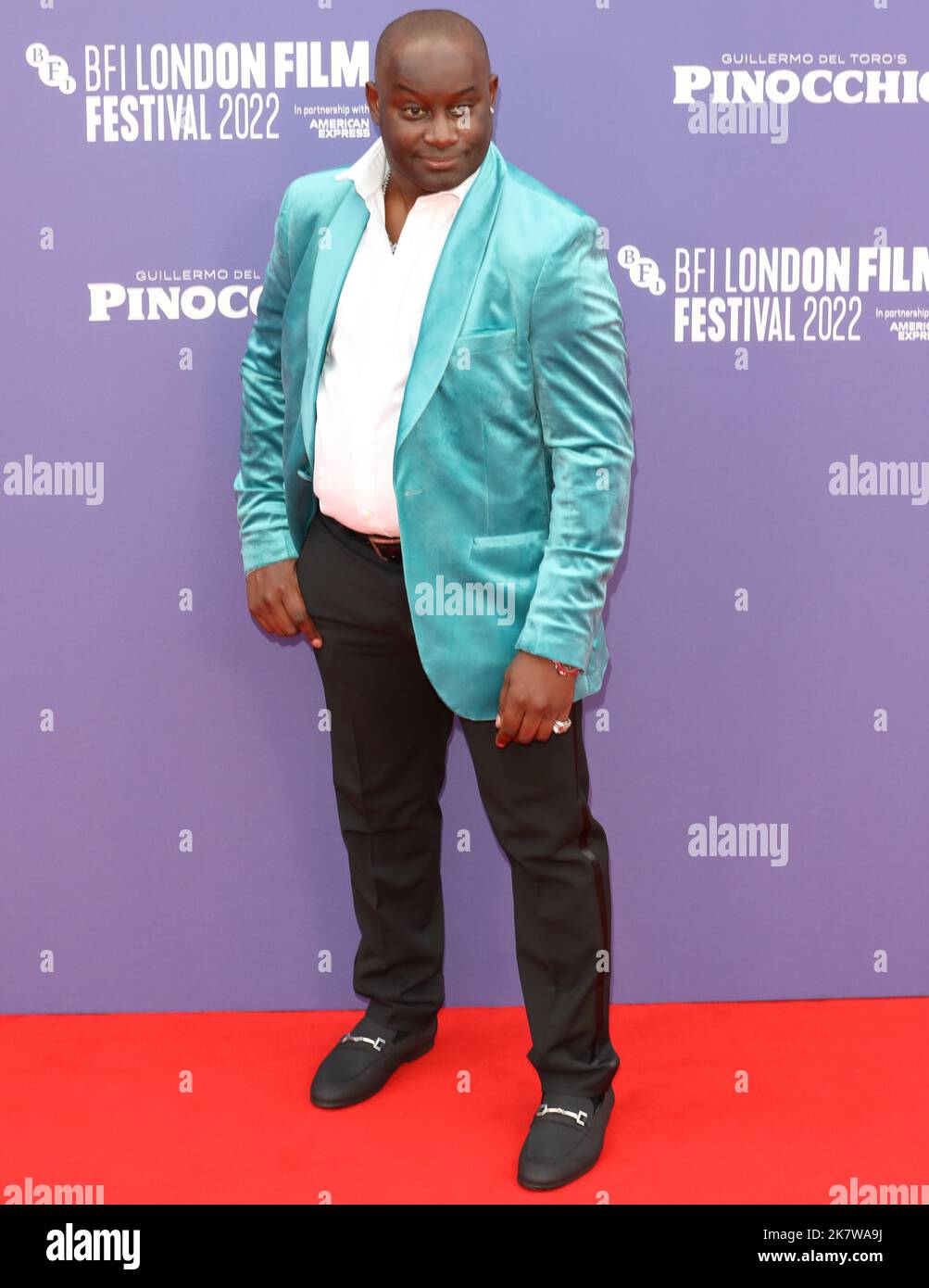 Dywayne Thompson attends 'Pinocchio' premiere, 66th BFI London Film ...