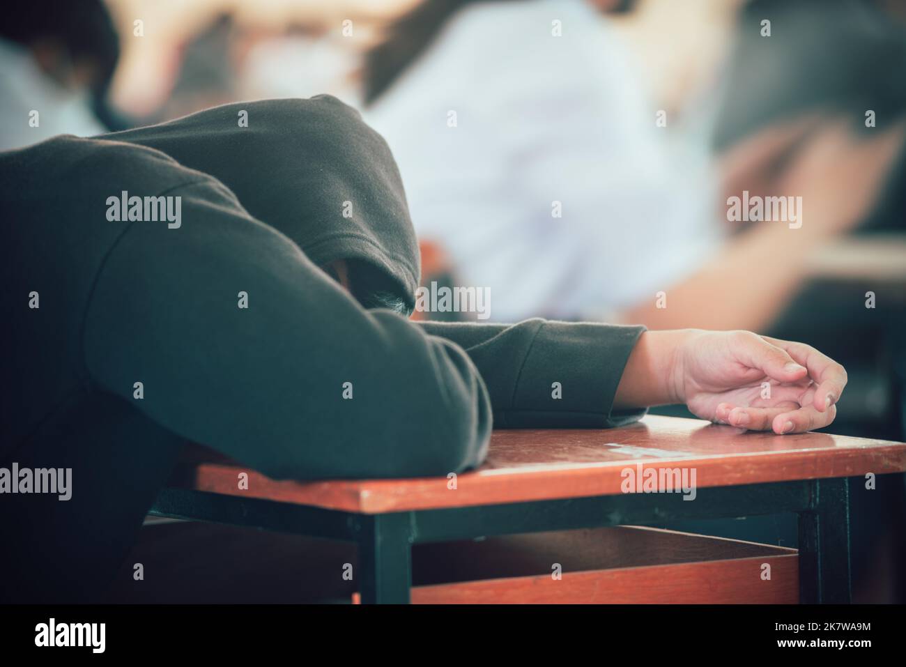 Male anxious taking test hi-res stock photography and images - Alamy