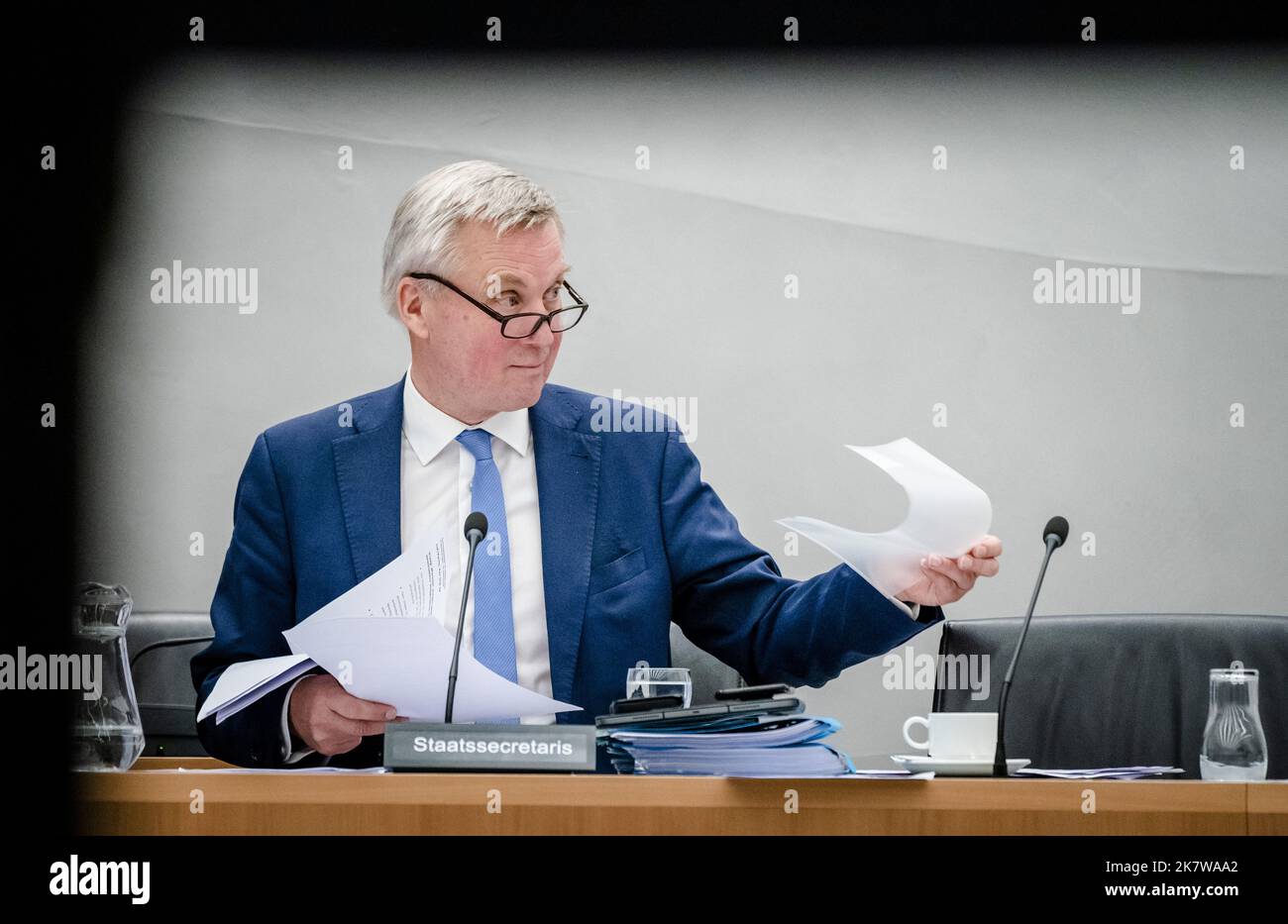 2022-10-19 12:58:52 THE HAGUE - State Secretary Erik van der Burg of ...