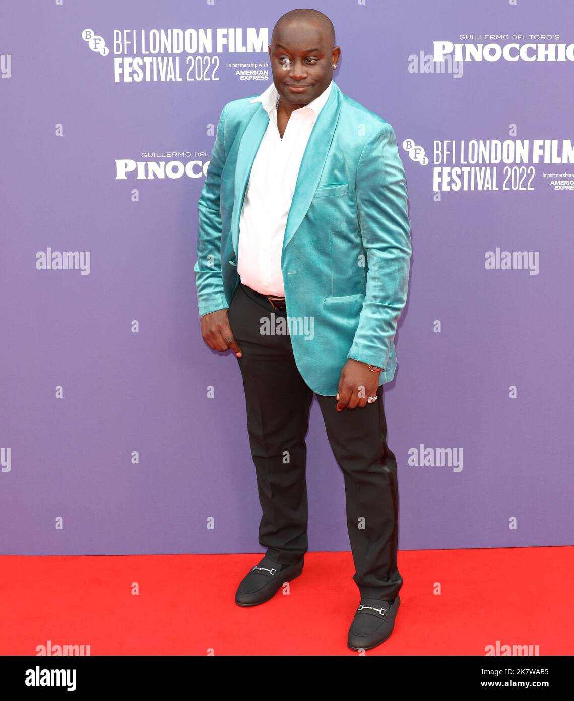 Dywayne Thompson attends 'Pinocchio' premiere, 66th BFI London Film ...