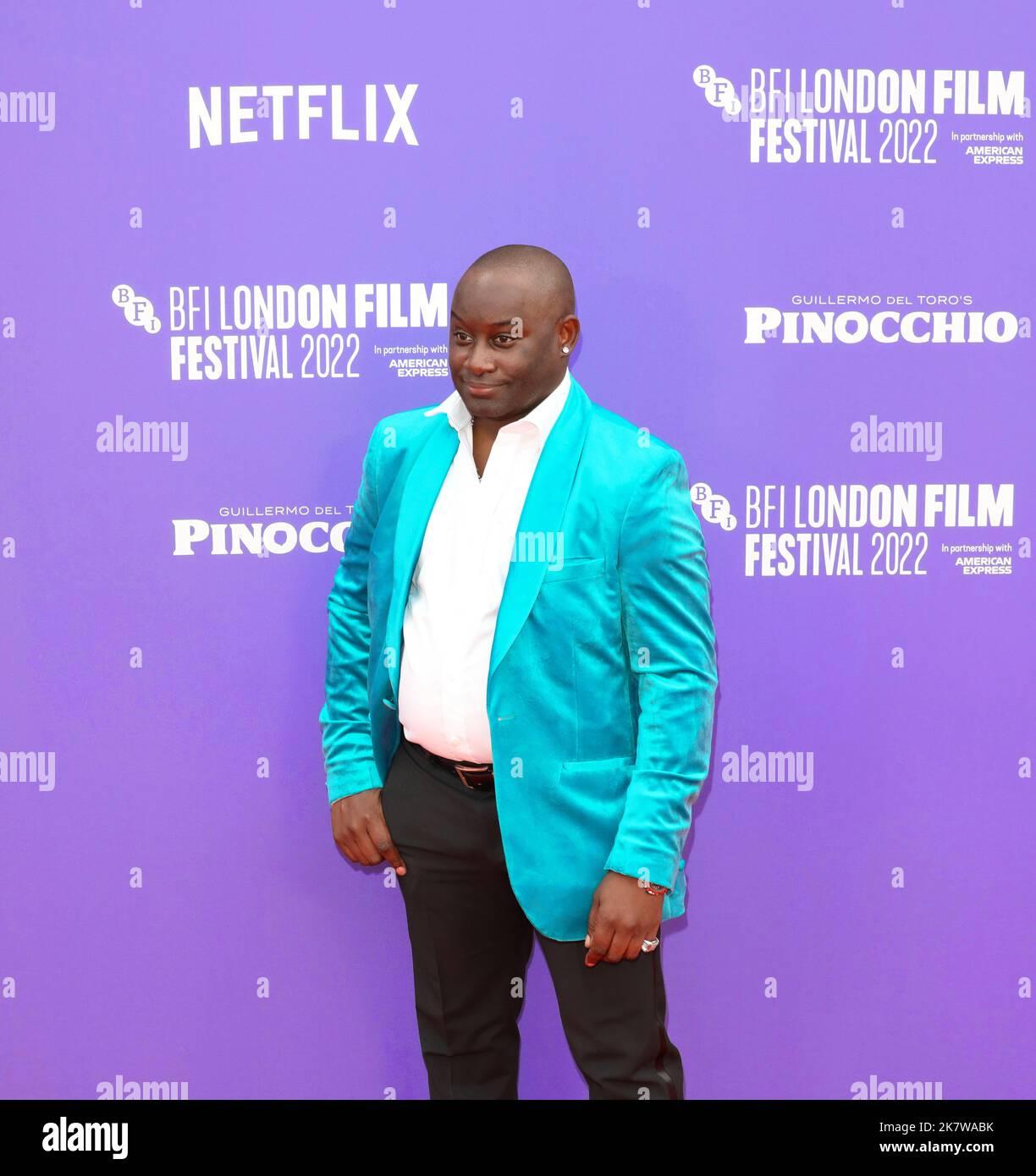 Dywayne Thompson attends 'Pinocchio' premiere, 66th BFI London Film ...