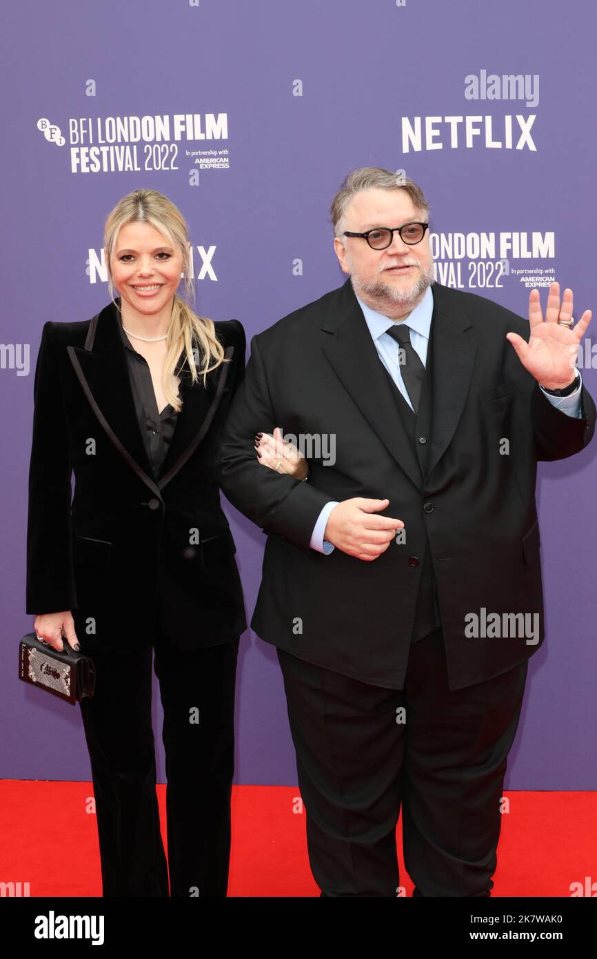 Guillermo del Toro attends 'Pinocchio' premiere, 66th BFI London Film ...