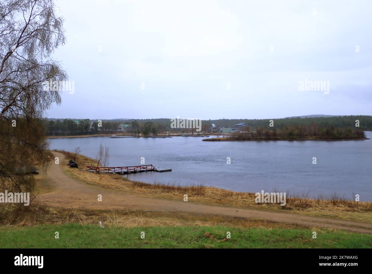 View of The Lake Inari in summer, Lapland in Finland Stock Photo - Alamy