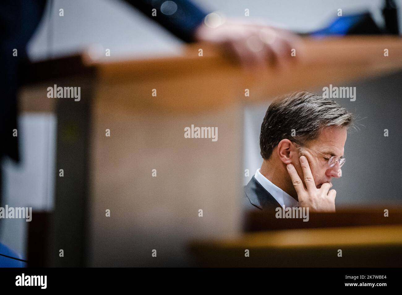 2022-10-19 13:17:07 THE HAGUE - Prime Minister Mark Rutte during the ...