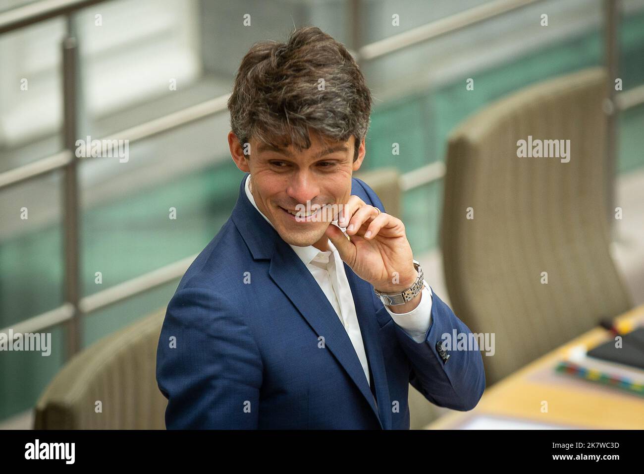 Flemish Minister for Youth, Media and Brussels Affairs Benjamin Dalle ...