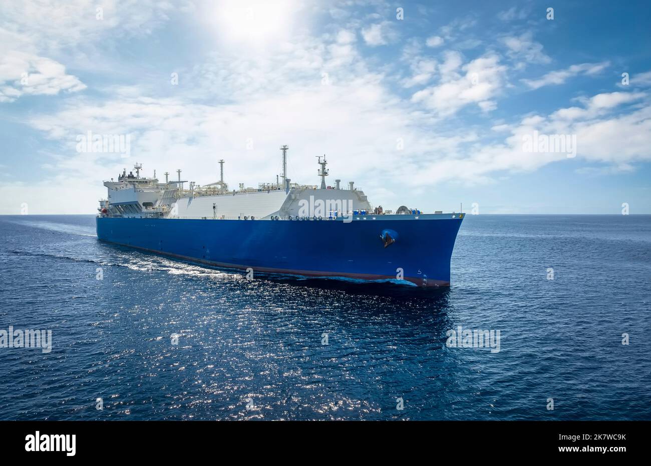Lng ship aerial hi-res stock photography and images - Alamy