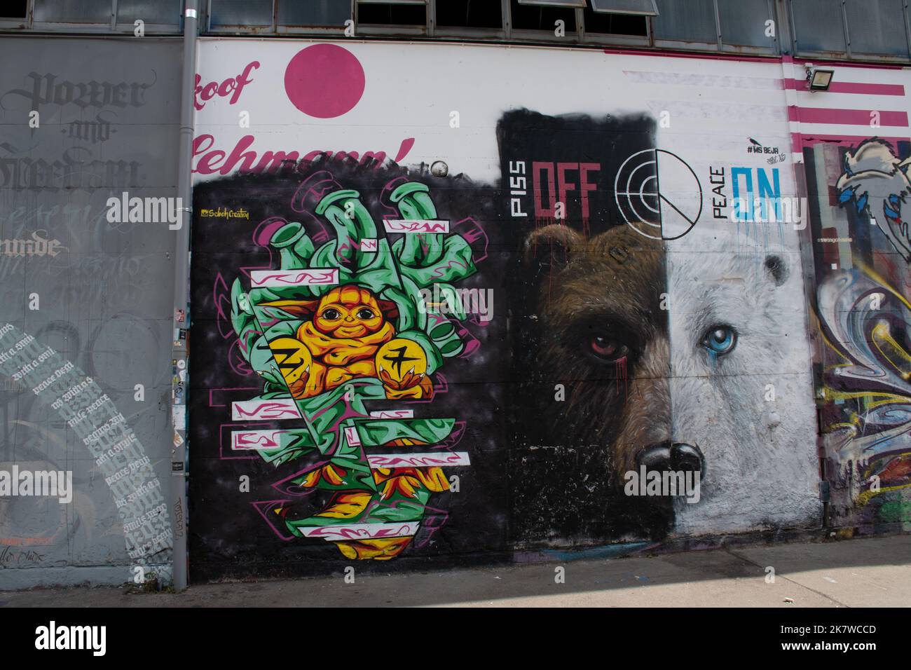 Graffiti by Seboh Creation in the RAW Gelände, Friedrichshain, Berlin ...