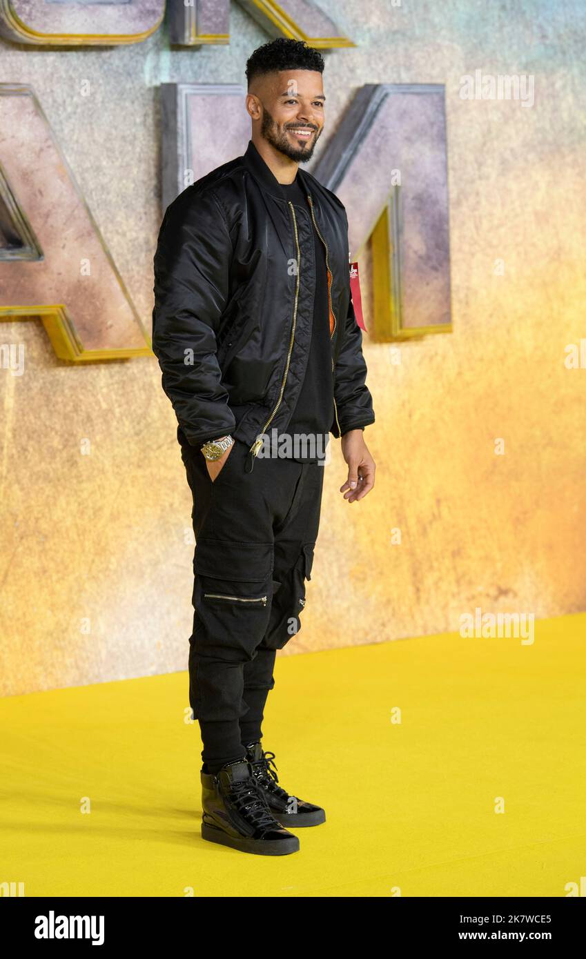 Jeremy Lynch attends the UK Premiere of "Black Adam" at Cineworld ...