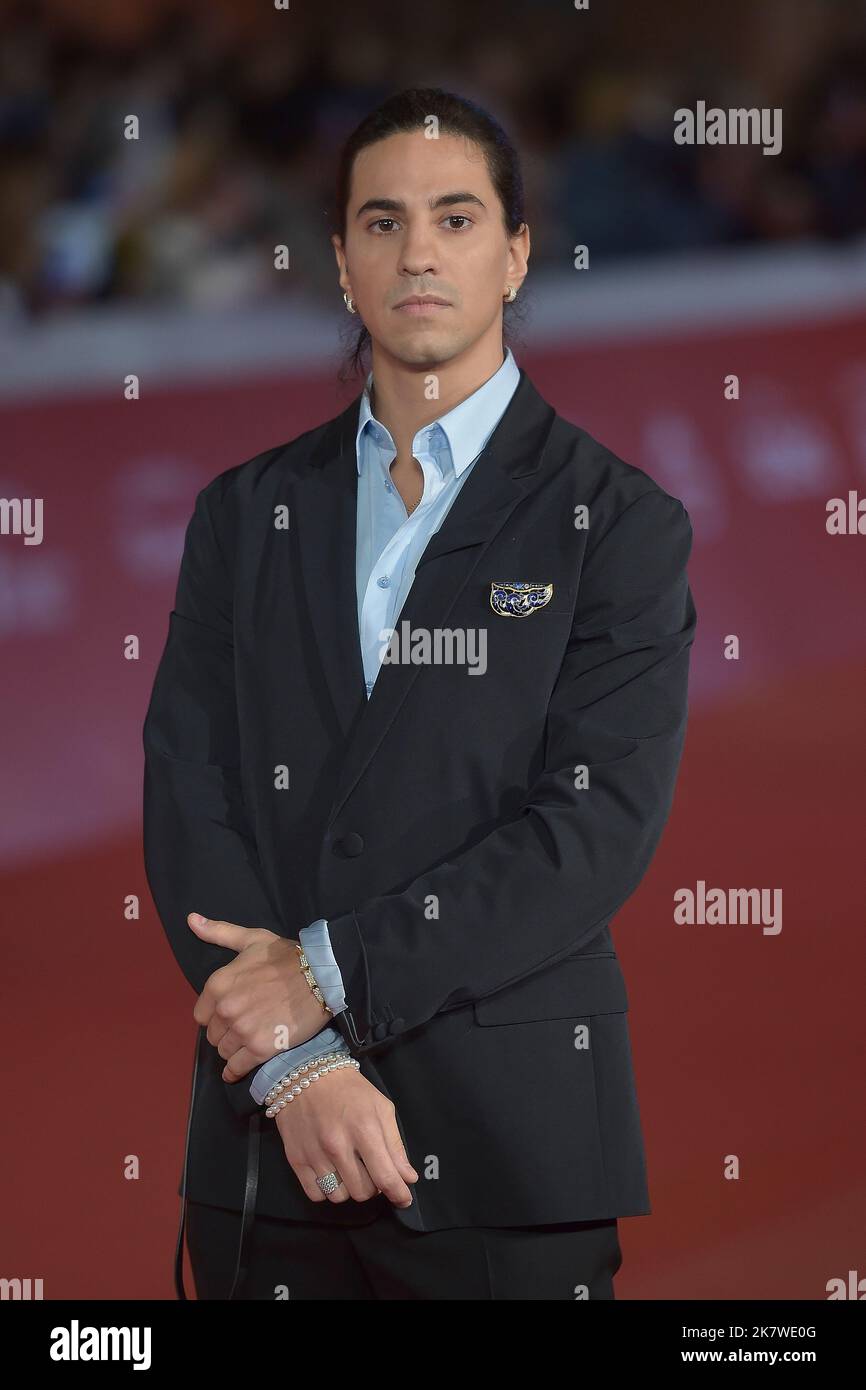 Italy, Rome, October 18th, 2022 : Rome 17th Film Festival, rapper Tedua ...