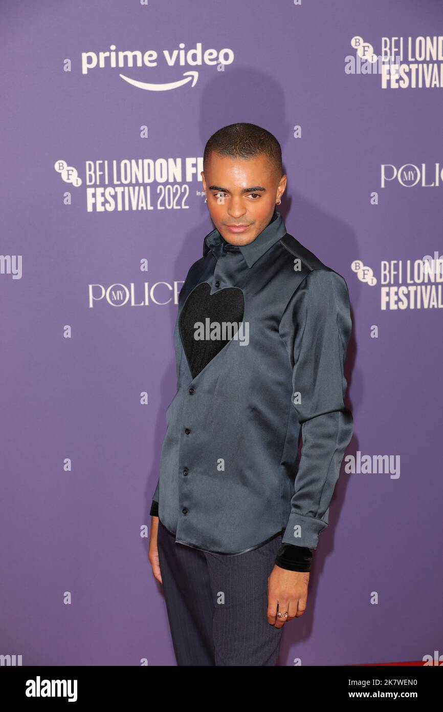 Layton Williams attends the European premiere of 'My Policeman' at the ...