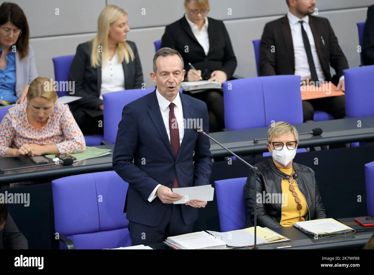 Berlin, Germany. 19th Oct, 2022. Dr. Volker Wissing, the German Federal ...