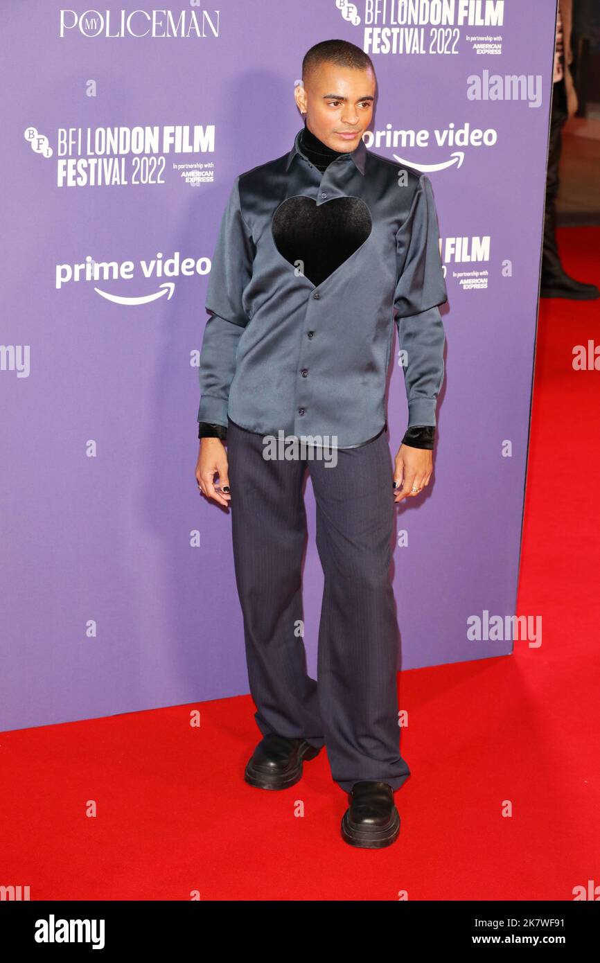 Layton Williams attends the European premiere of 'My Policeman' at the ...