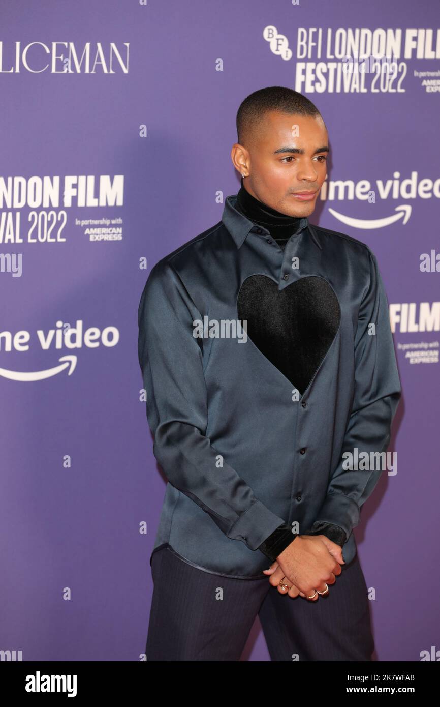 Layton Williams attends the European premiere of 'My Policeman' at the ...