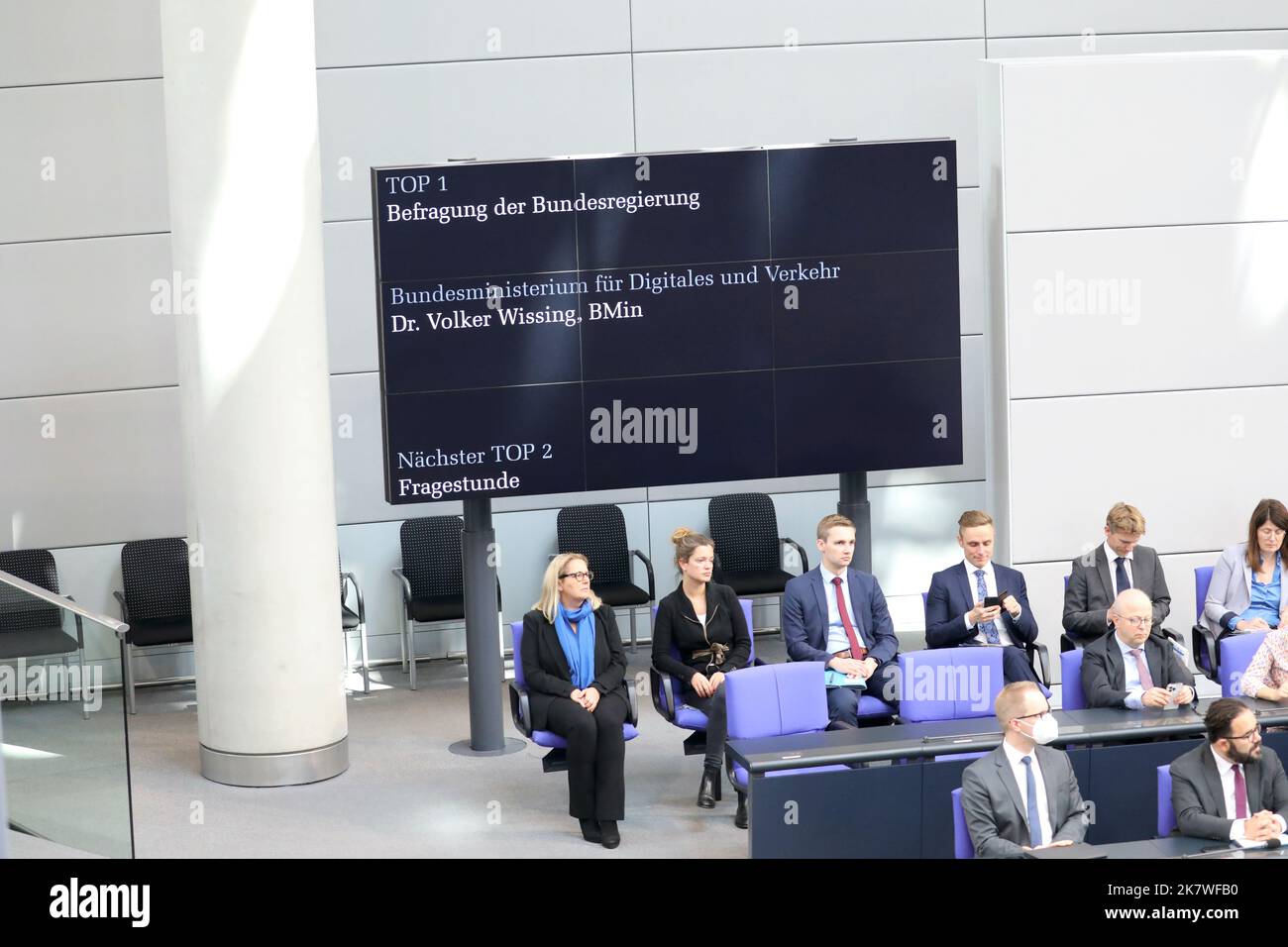 Berlin, Germany. 19th Oct, 2022. Dr. Volker Wissing, the German Federal ...