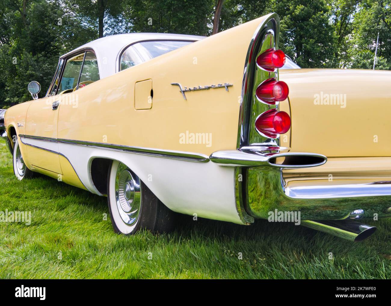 GROSSE POINTE SHORES, MI/USA - JUNE 16, 2013: A 1957 DeSoto Firesweep ...