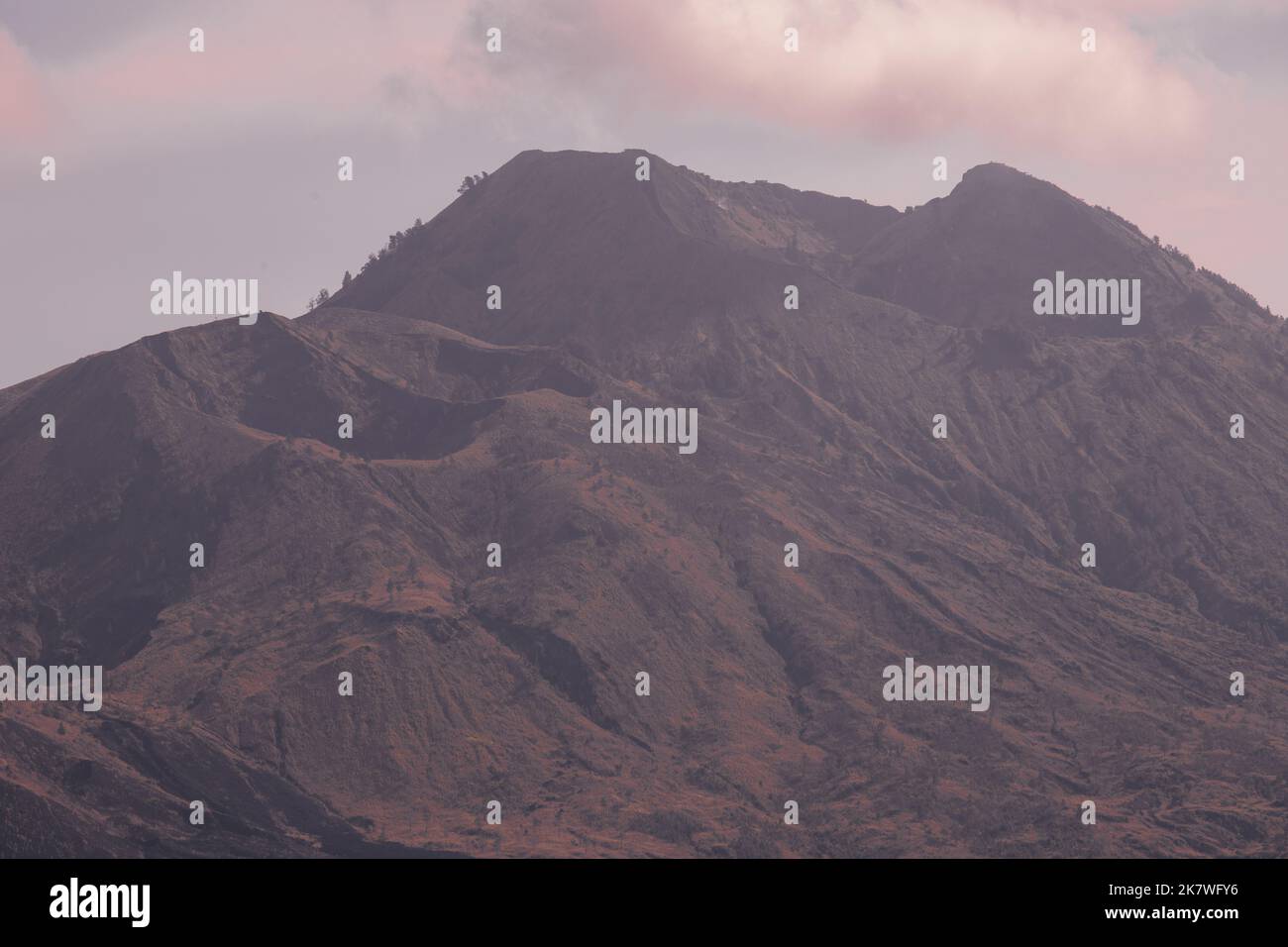 View of Mount Gunung Batur - The Kintamani Volcano at Bali Indonesia ...
