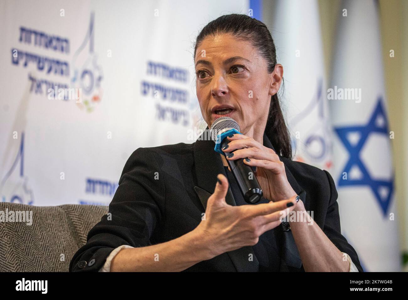 19 October 2022, Israel, Tel Aviv: Israeli Minister of Transport and ...