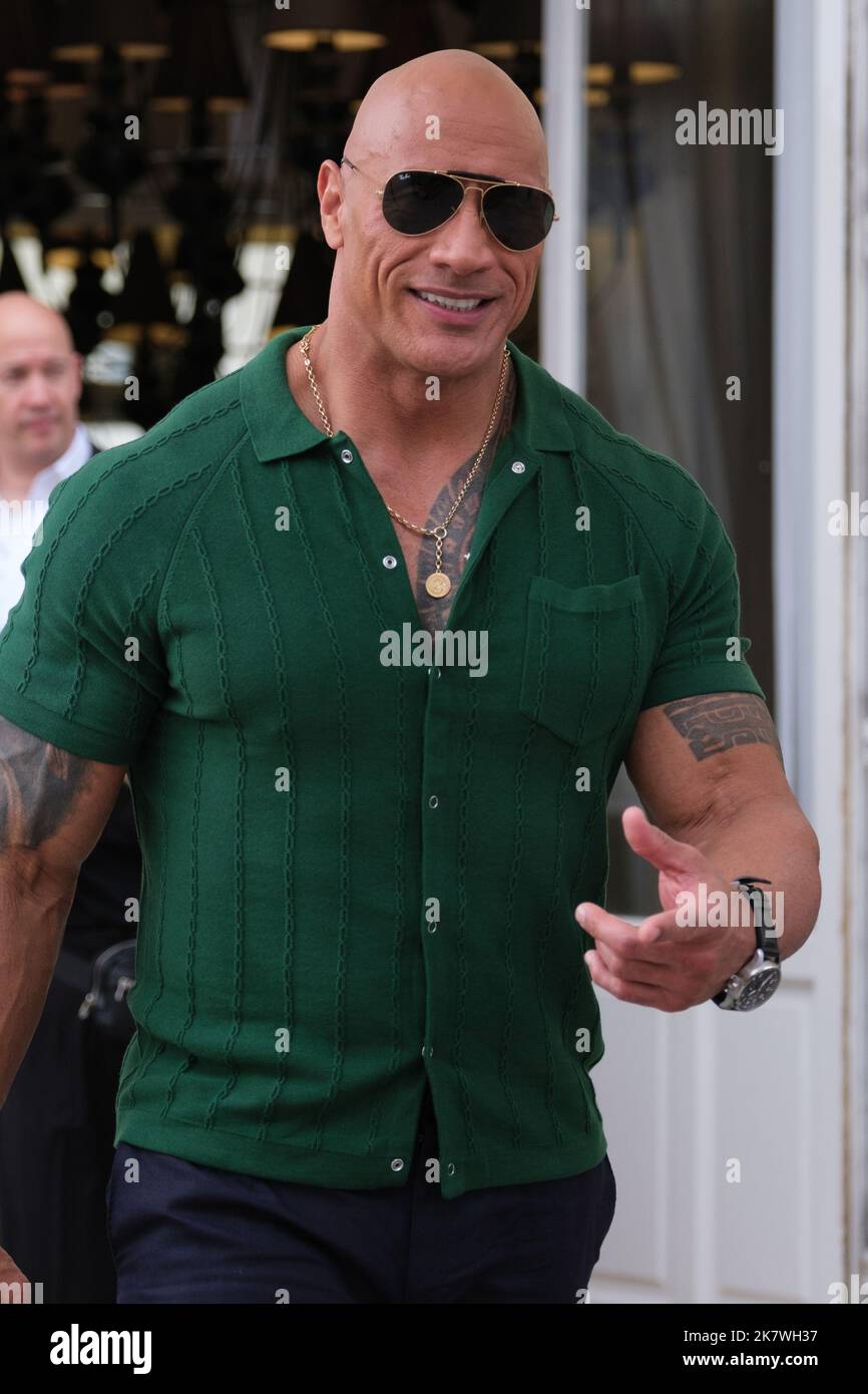 Madrid, Spain. 19th Oct, 2022. Actor Dwayne Johnson poses during the ...