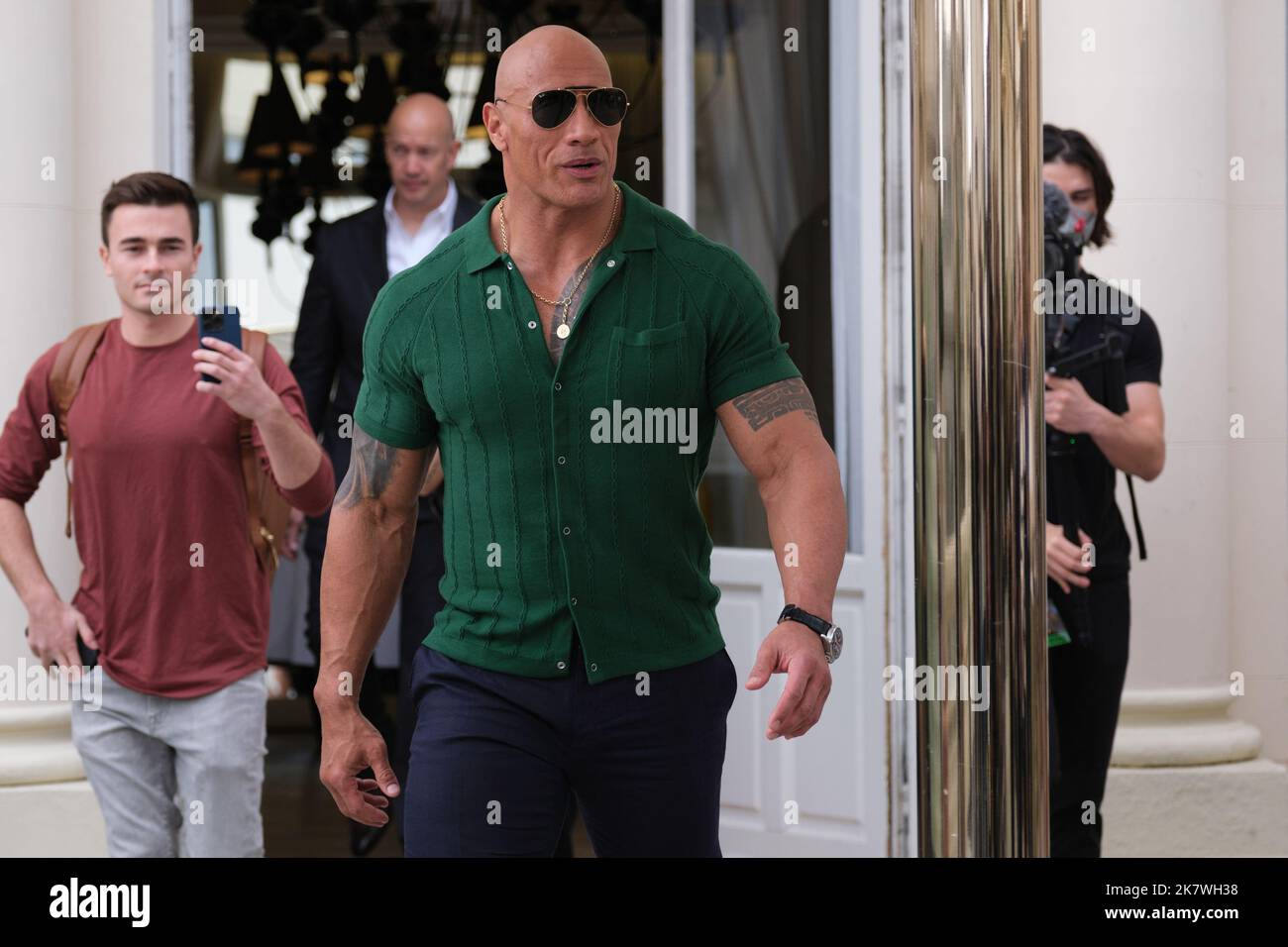 Madrid, Spain. 19th Oct, 2022. Actor Dwayne Johnson poses during the ...