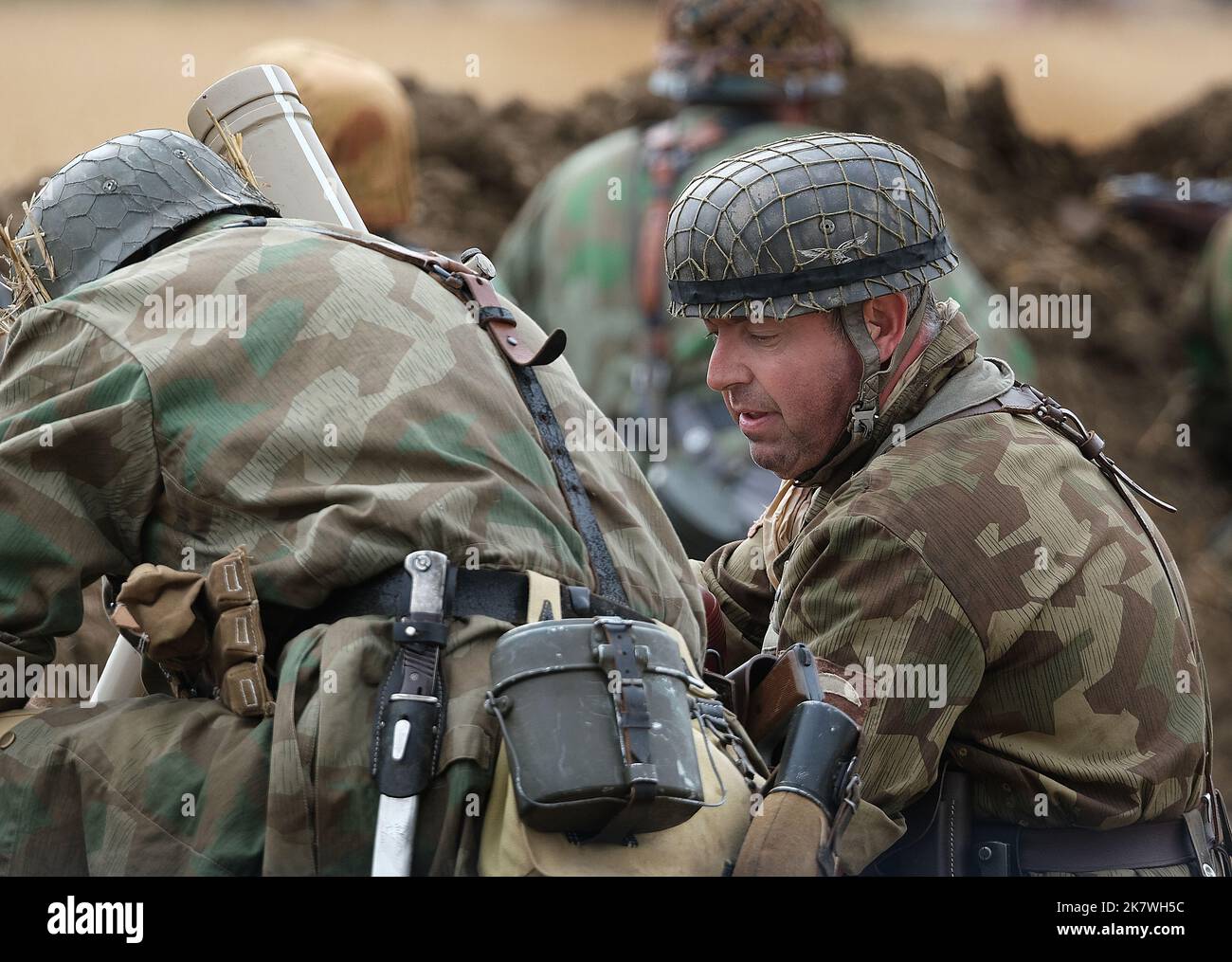 The Victory Show. Cosby Farm. Leicester, UK, September 2022. A military ...