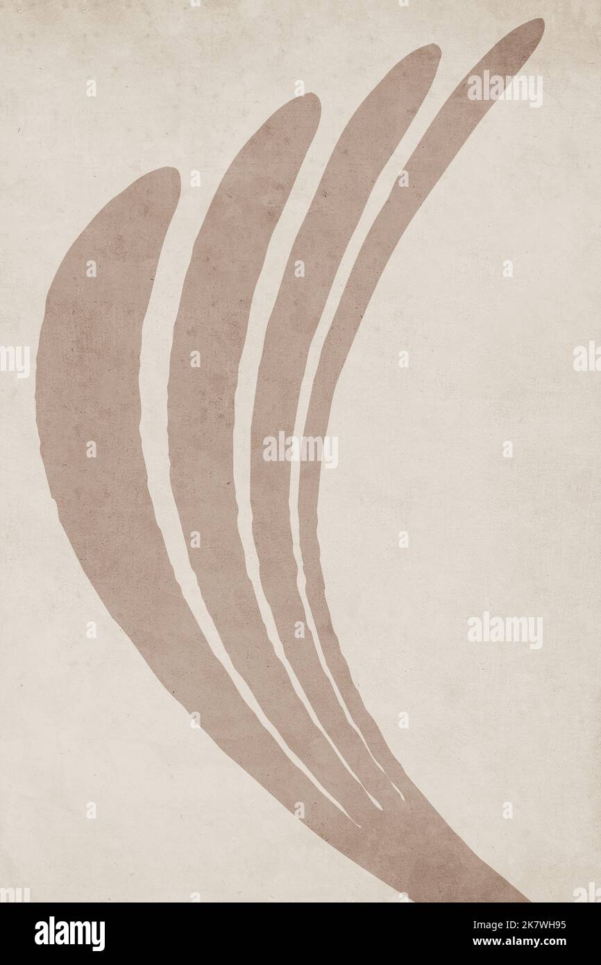 Abstract Art, Aesthetic Contemporary Art, Boho Decor, Minimalistic Art ...