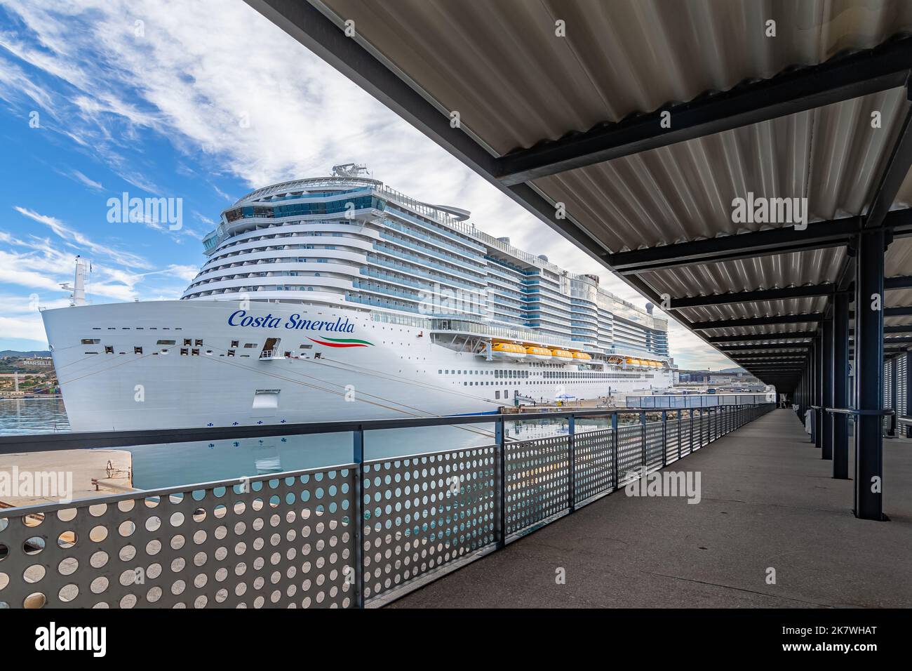 Marseille, France October 02, 2022: View of the cruise ship Costa ...
