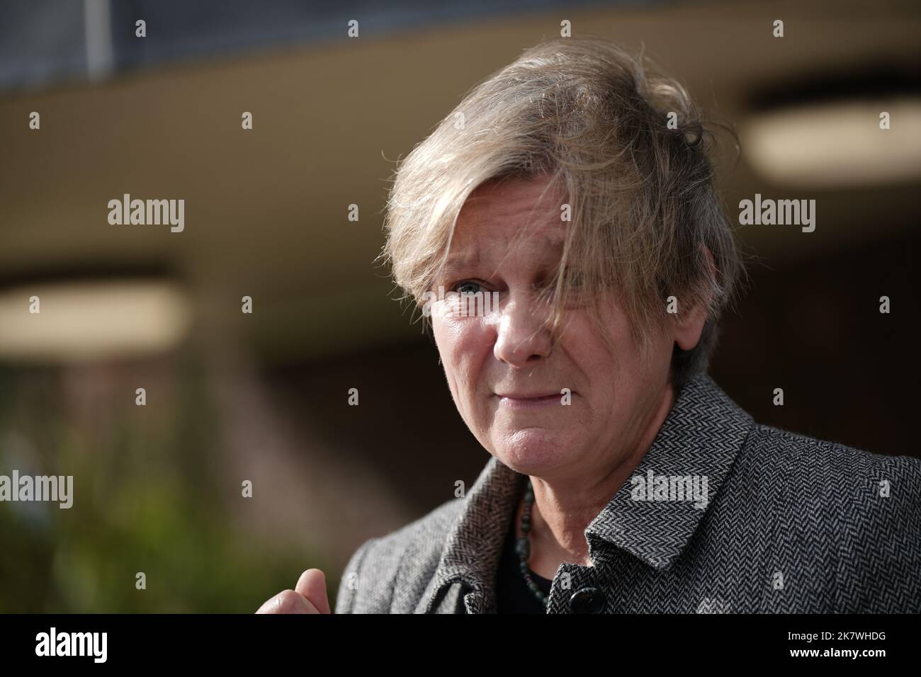 Tracey Fletcher, Chief Executive of East Kent Hospitals providing a ...