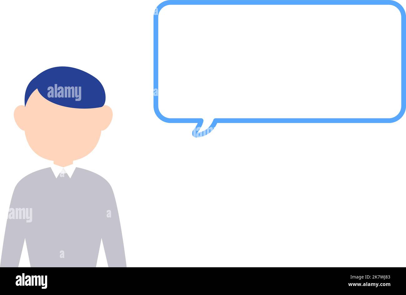 Illustrations commented by people without faces Stock Vector Image ...