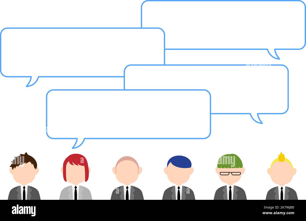 Conversation center Stock Vector Images - Alamy