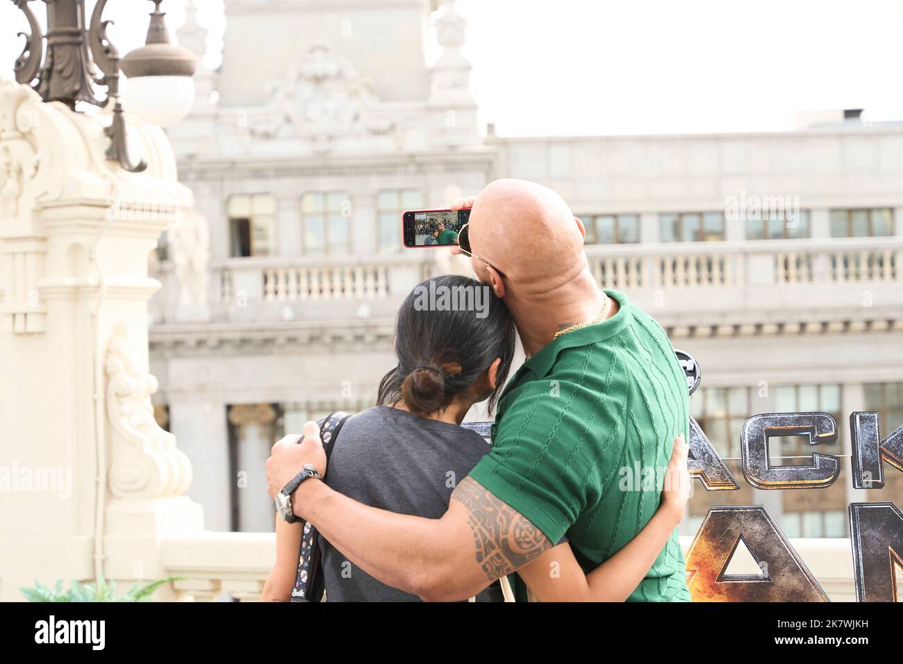 October 19, 2022, Madrid, Madrid, Spain: Dwayne Johnson attends â ...