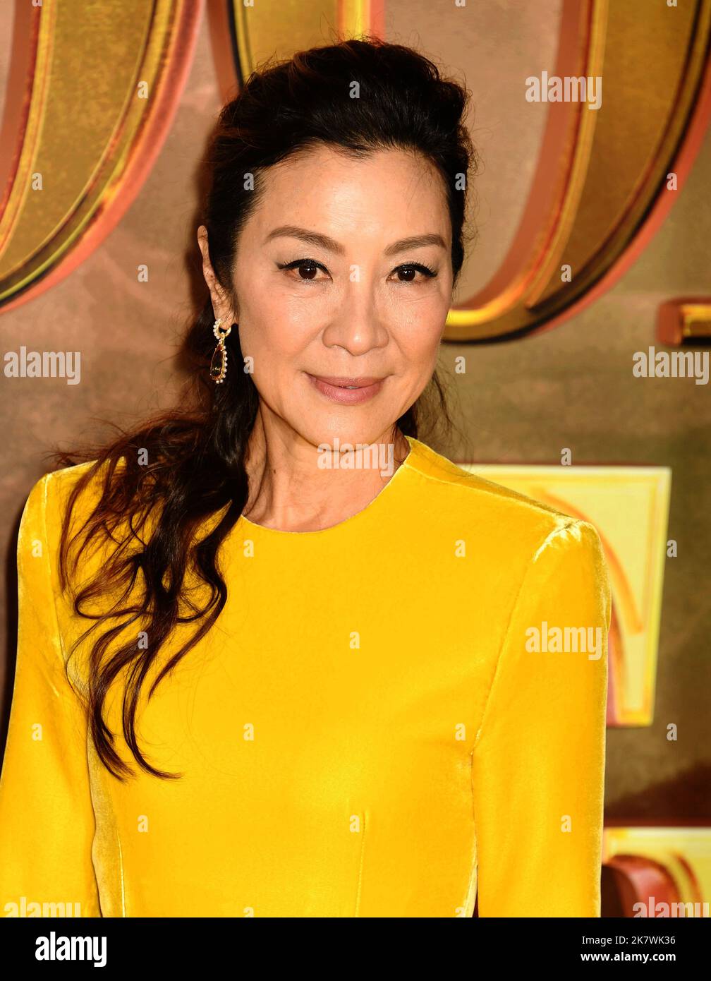 LOS ANGELES, CA - OCTOBER 18: Michelle Yeoh attends the premiere of ...