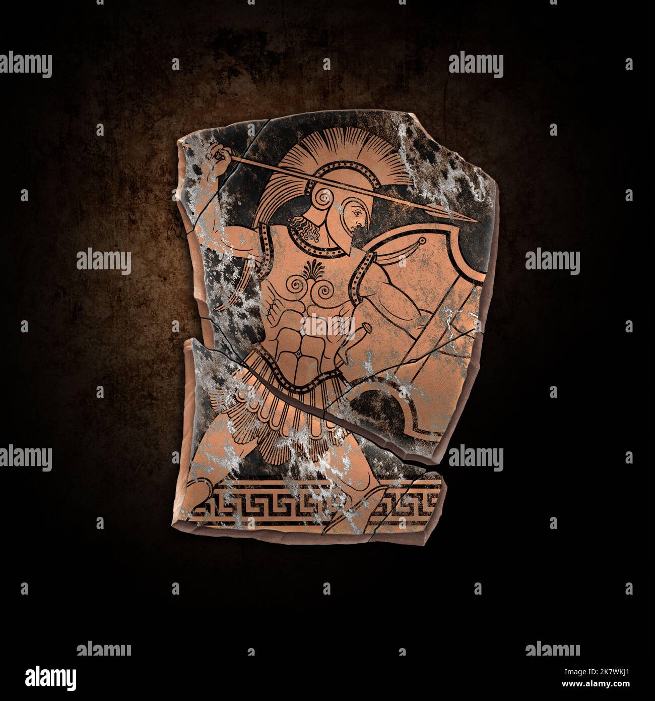 Achilles shield vase hi-res stock photography and images - Alamy