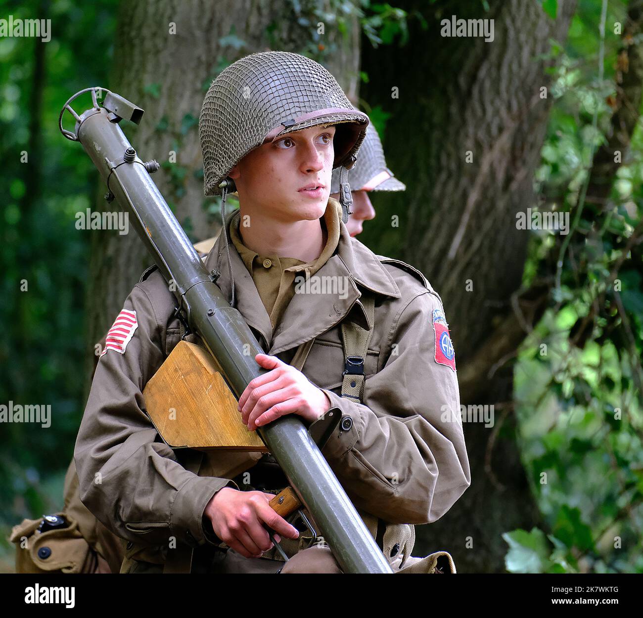 The Victory Show. Cosby Farm. Leicester, UK, September 2022. A military ...