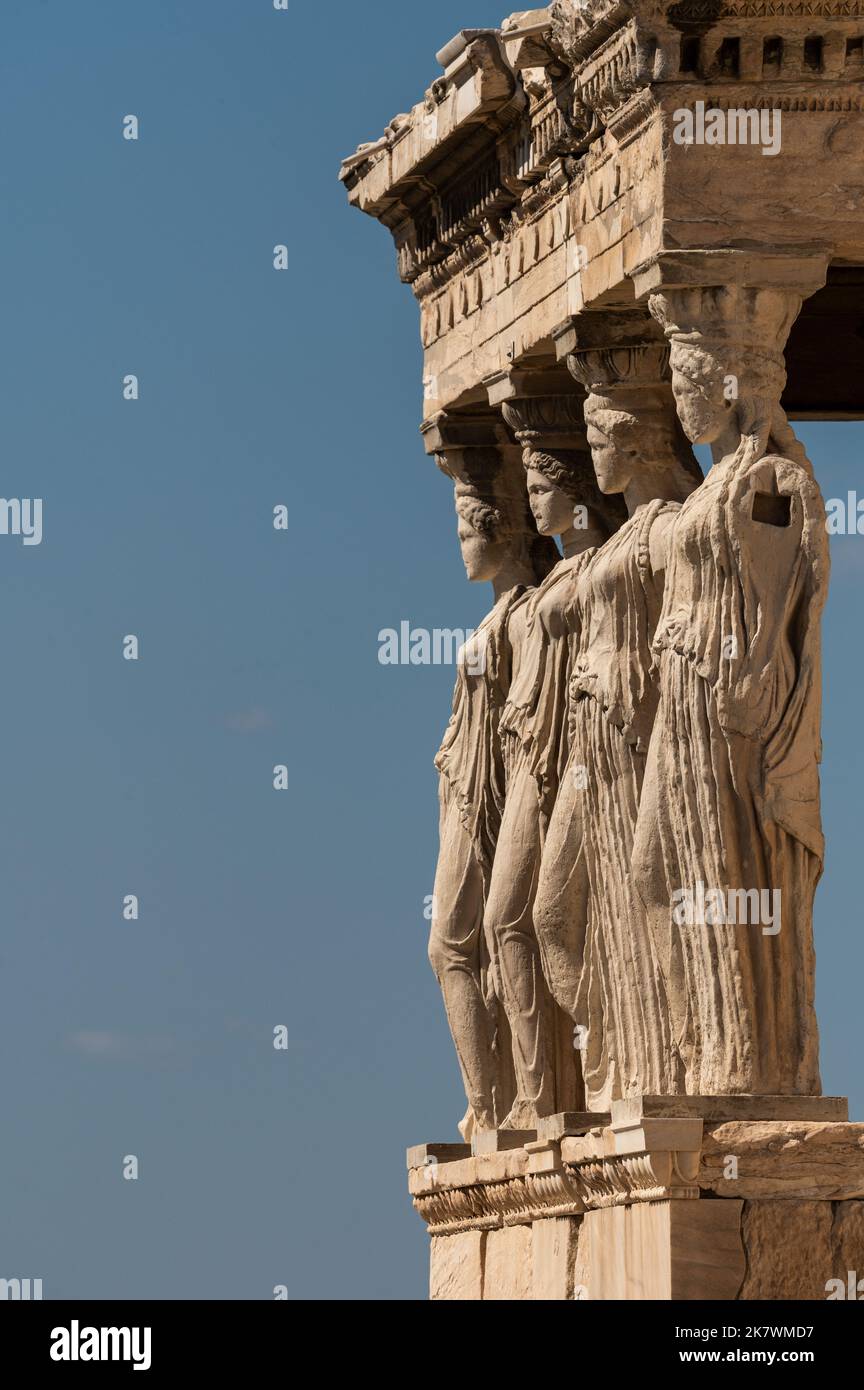 View of the Porch of the Maidens (or Caryatid Porch) from the The ...